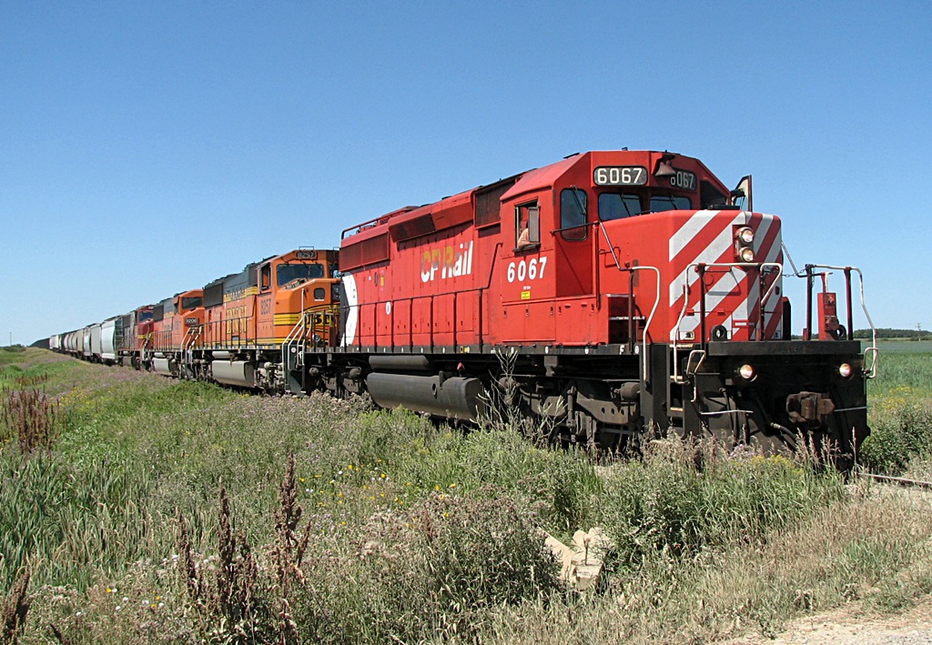 Railpictures.ca - CalMurray Photo: CP 878/BNSF C-SCMMIB with a nice mix of BNSF power led by CP ...