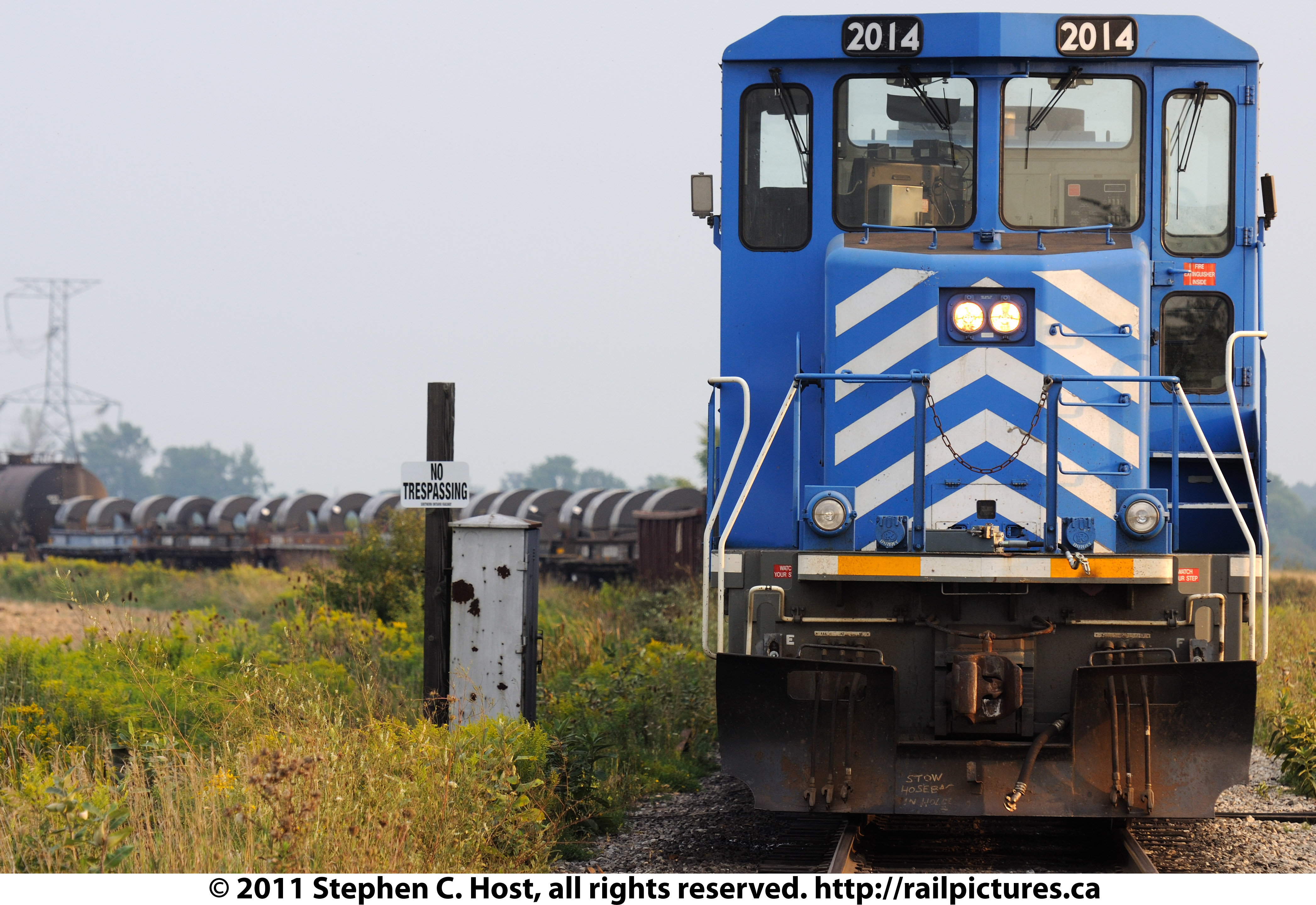 Railpictures.ca - Stephen C. Host Photo: Rail America\’s Southern Ontario Railway, train number ...