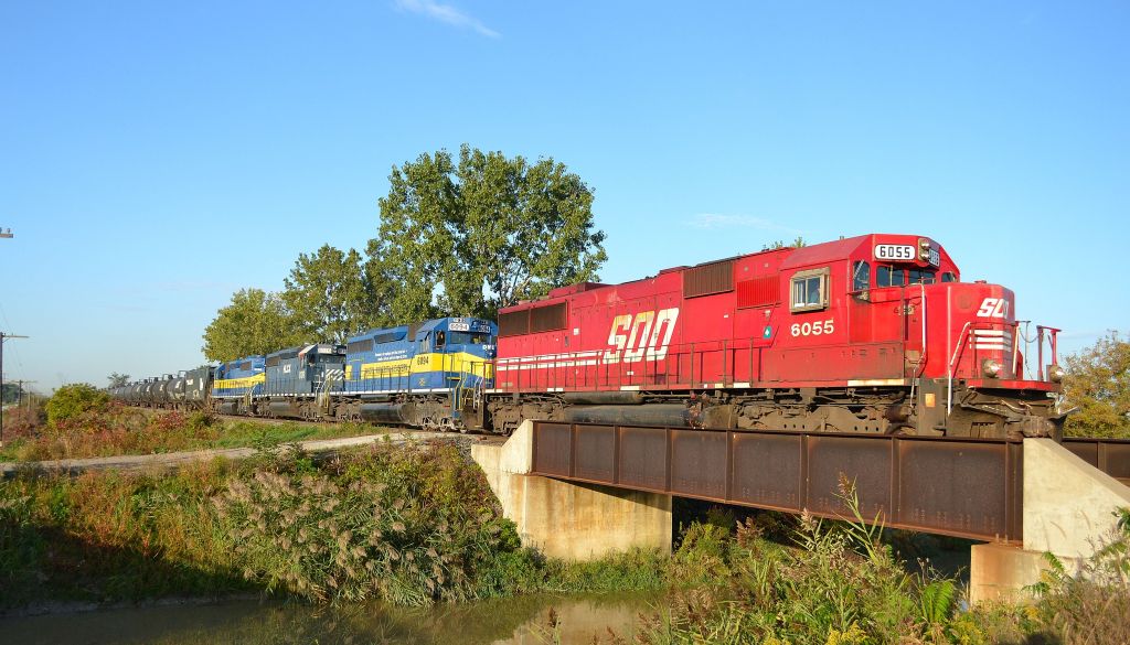 Railpictures.ca - Jay Butler Photo: CP 626 eastbound with SOO 6055, DME 6094, HLCX 8176 & DME ...