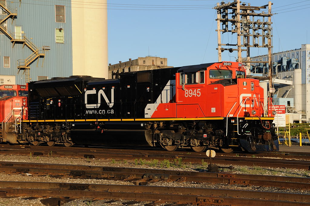 Railpictures.ca - David Young Photo: Brand new CN SD70M-2 8945 looks fresh spotting the largest ...