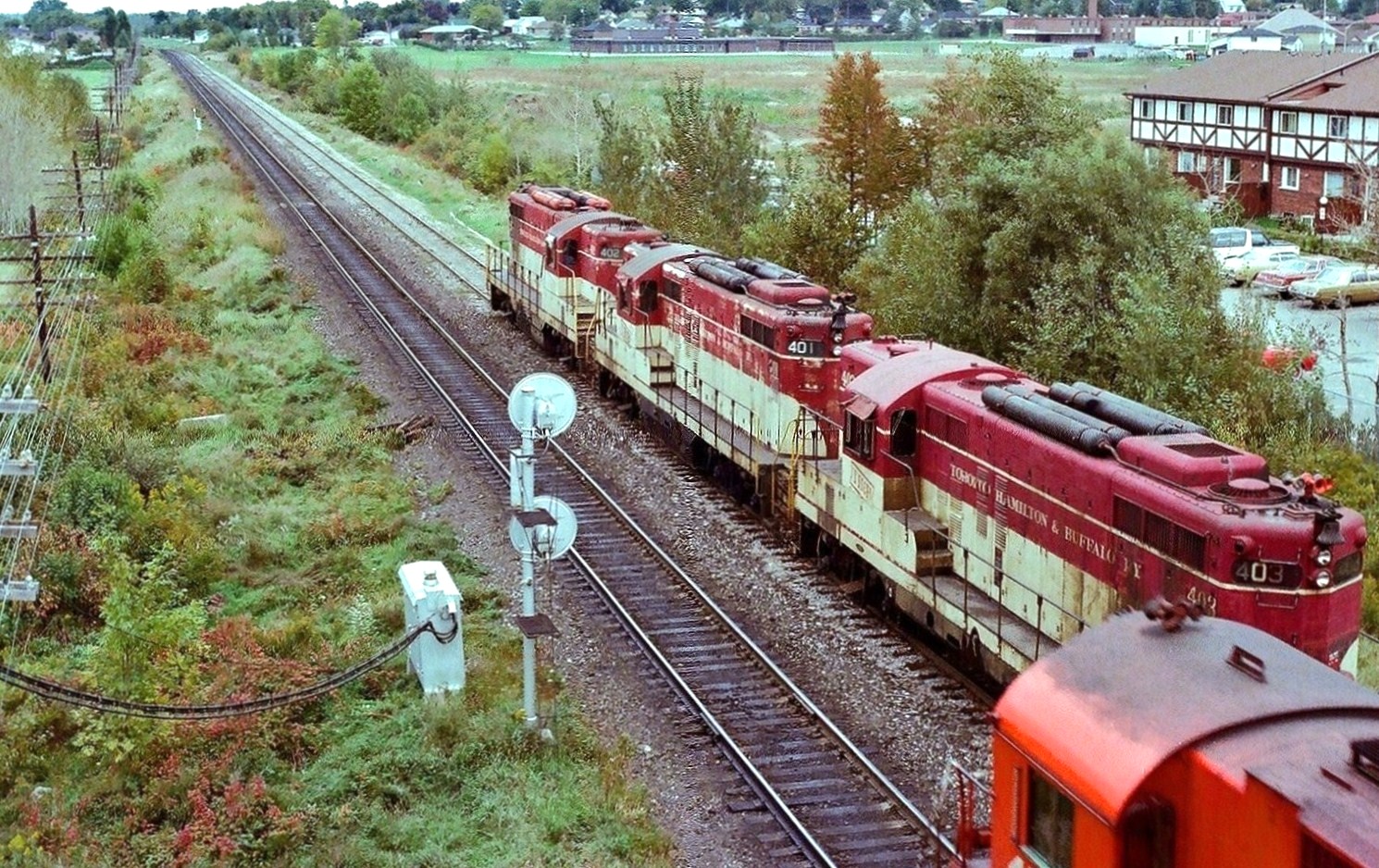 Railpictures.ca - sdfourty Photo: Four Geeps on the Oshawa! Trailing shot ( exception requested ...