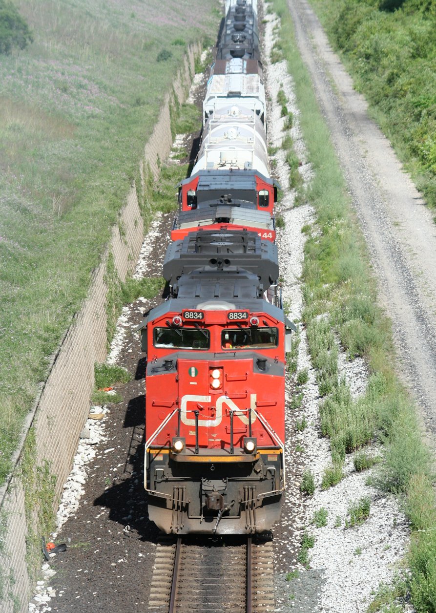 Railpictures.ca - Chris van der Heide Photo: CN 501, a daily Sarnia to Port Huron, MI transfer ...