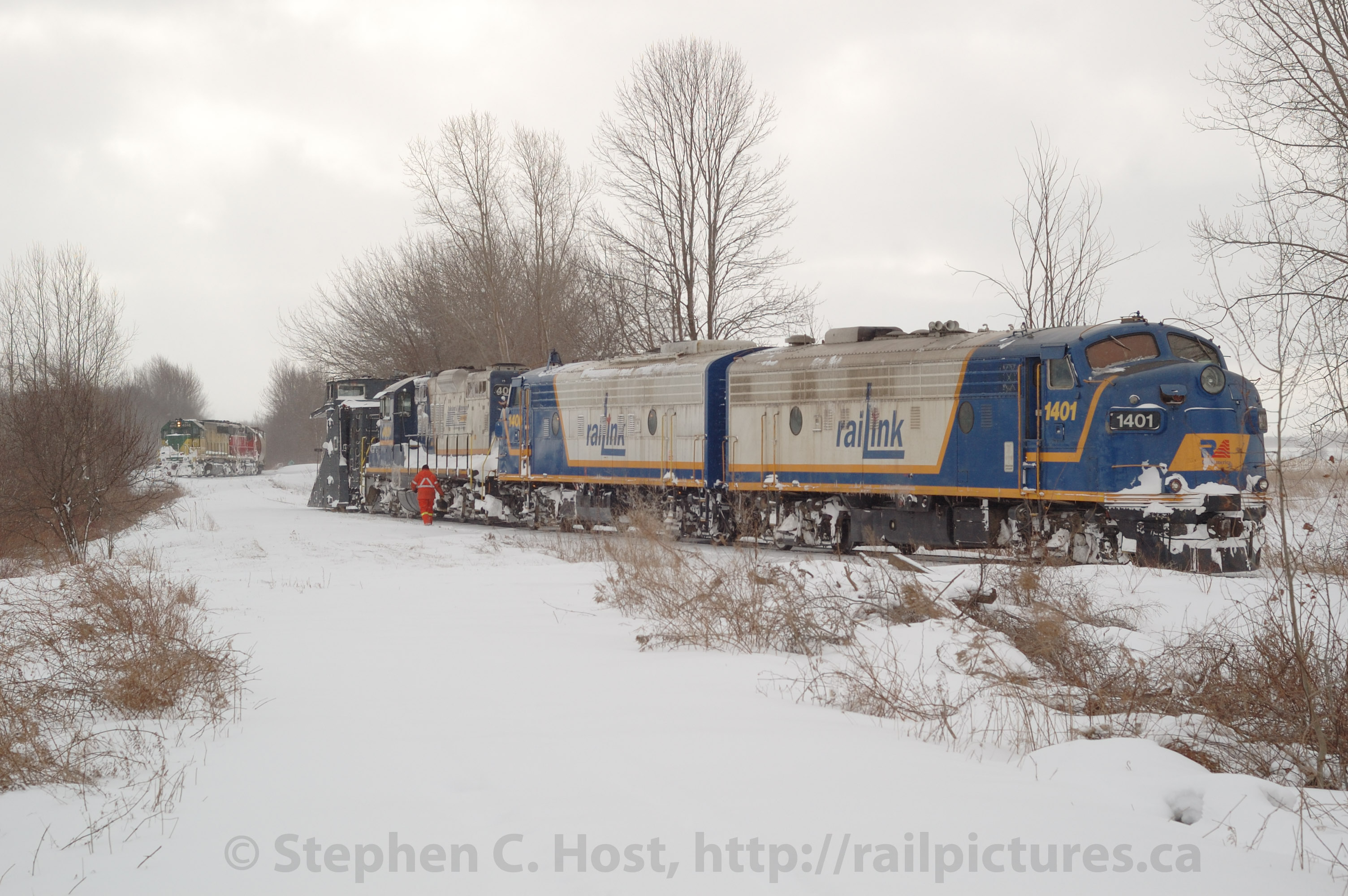 Railpictures.ca - Stephen C. Host Photo: Plow Extra: During the Winter of 2007, strong ...