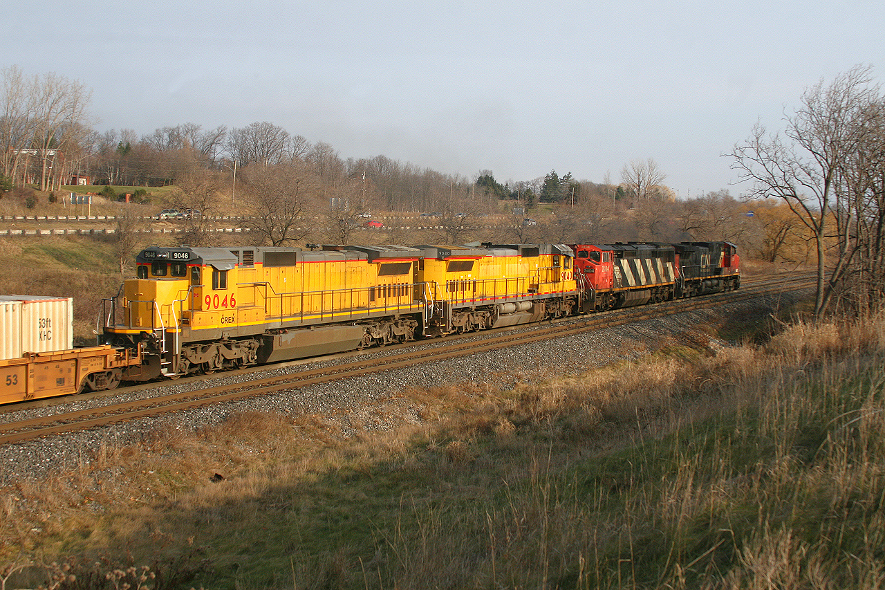 Railpictures.ca - Rob Eull Photo: CN’s newest power CREX 9046 and CREX 9040, both are former UP ...