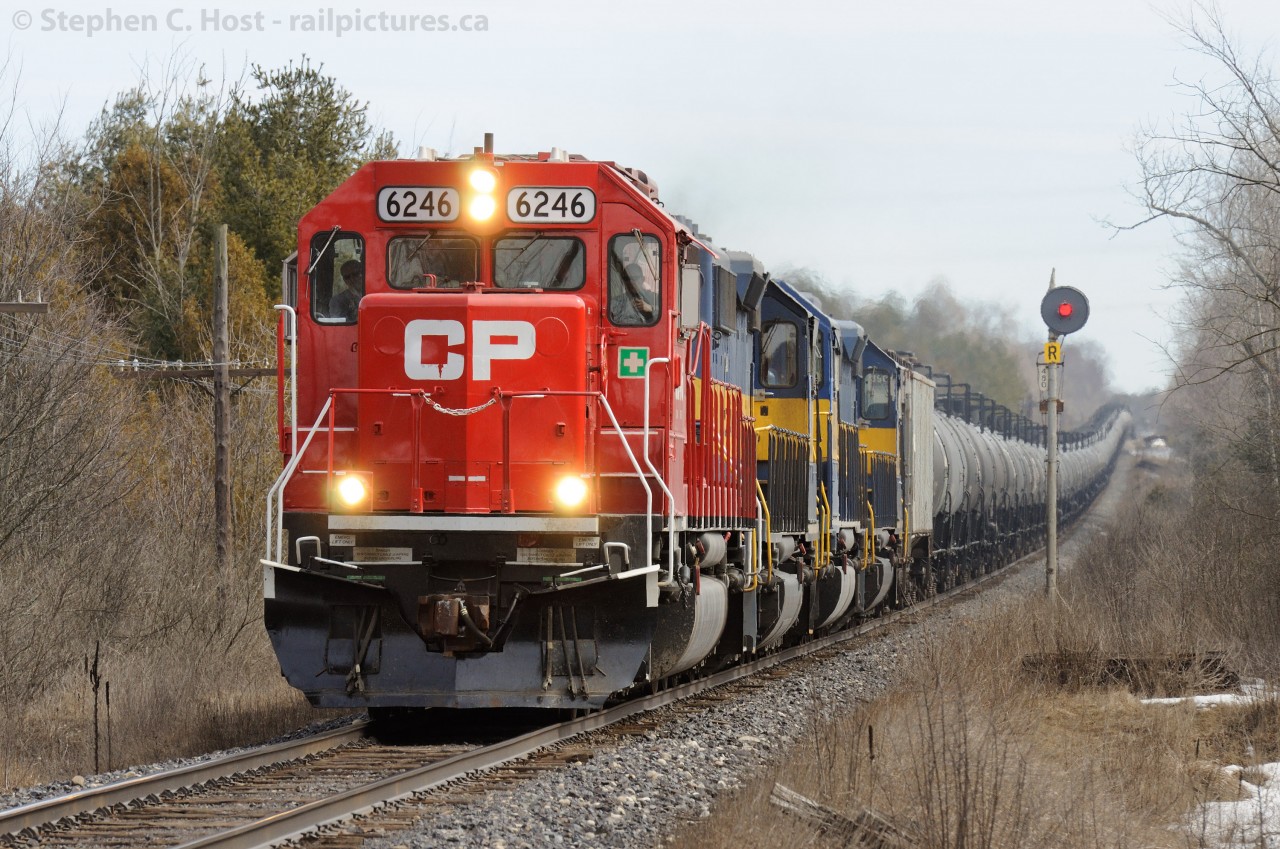 Railpictures.ca - Stephen C. Host Photo: Hogger on 641-028 has accelerated the throttle as the ...