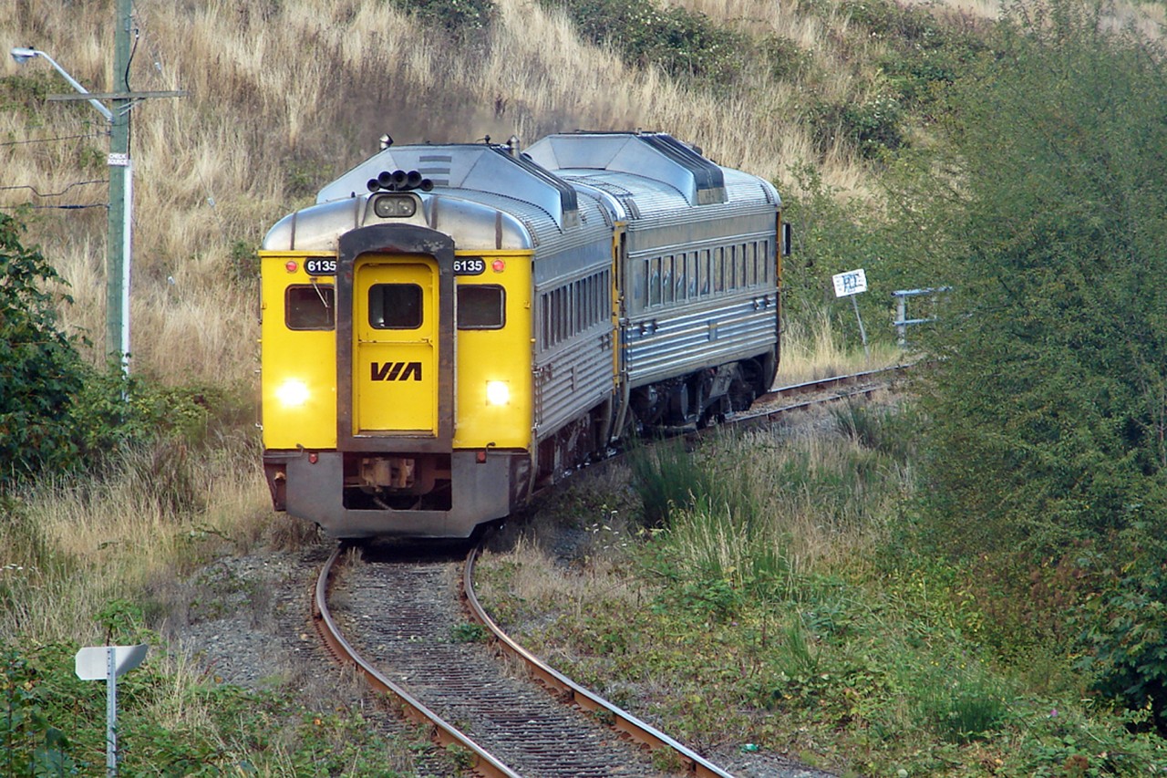 Railpictures.ca - colin arnot Photo: The VIA Malahat, on this day made up of two BUDD RDC cars ...