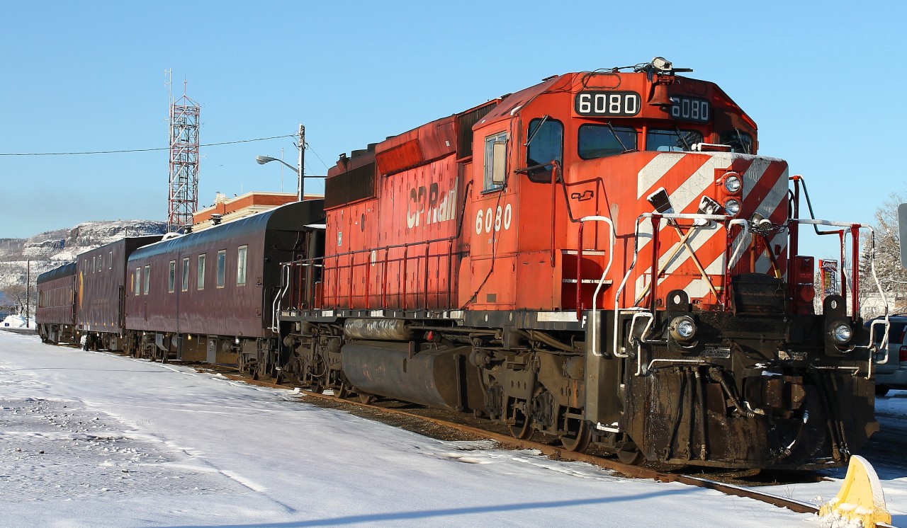 Railpictures.ca - Bryan Martyniuk Photo: CP SD40-2 6080 is the power for the Track Evaluation ...