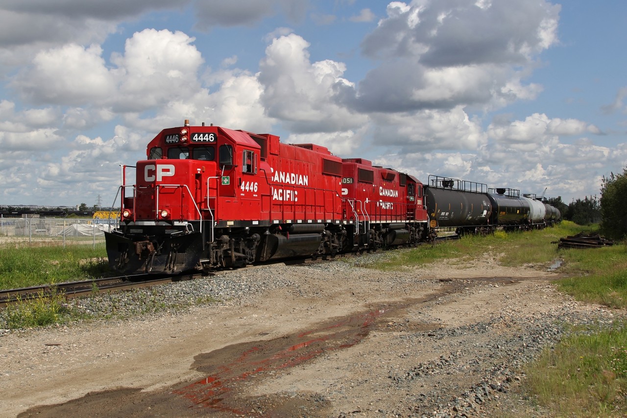 Railpictures.ca - Steve Arnot Photo: Ex-SOO GP38-2 4446 and GP38-2 3051 work on the shared CN/CP ...
