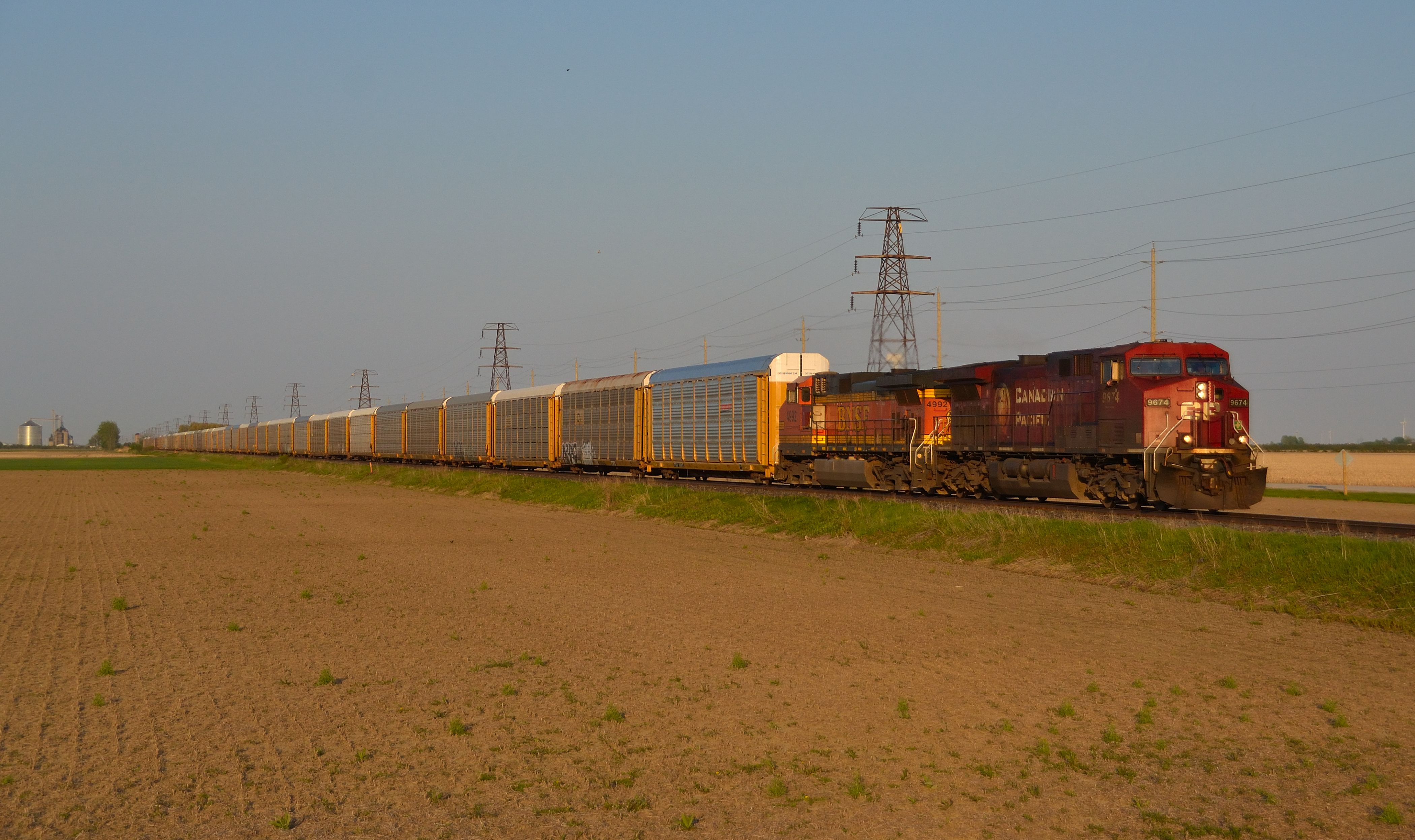 Railpictures.ca - Jay Butler Photo: CP 147 heads westbound towards Walkerville after passing ...