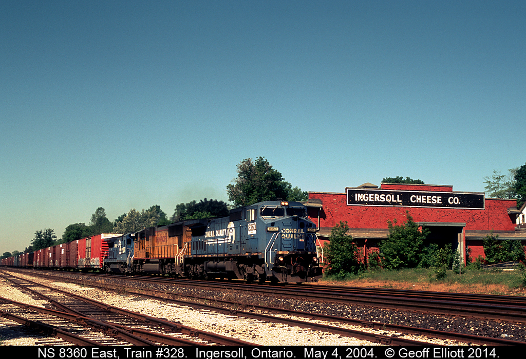 Railpictures.ca - Geoff Elliott Photo: It’s May 4, 2004, and it’s hard to believe this is a ...