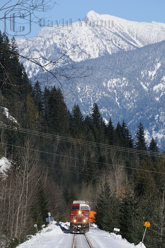 Railpictures.ca - David Young Photo: Working it’s way out of the division point of Revelstoke ...