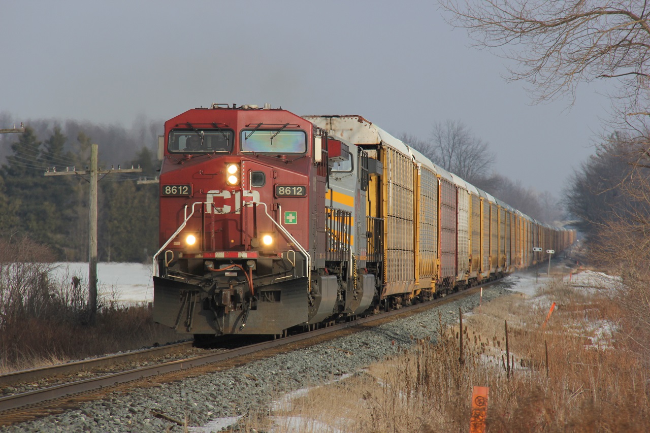 Railpictures.ca - Kevin Flood Photo: CP 147 with CP 8612 and KCS 4579 is wasting no time as they ...