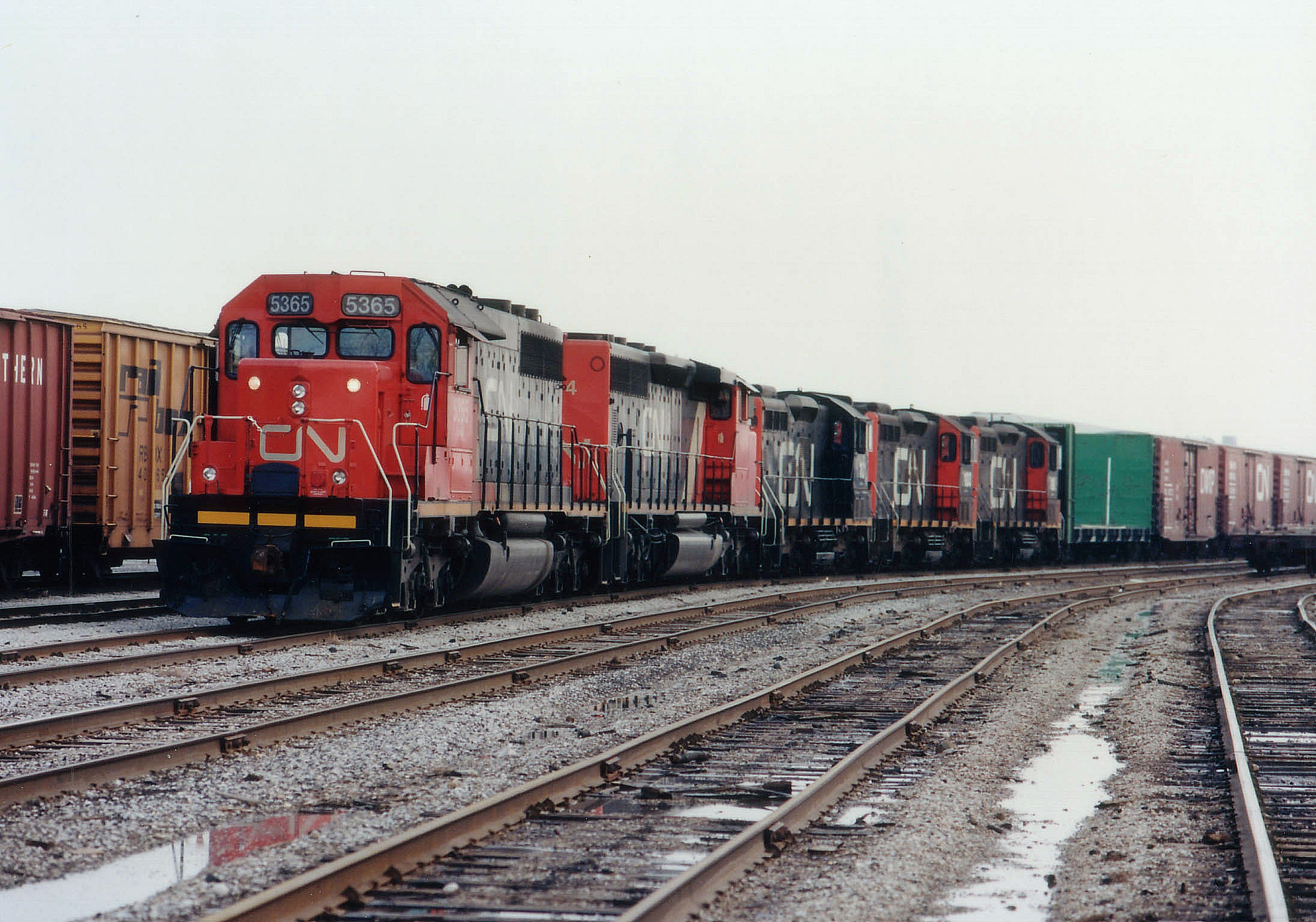 Railpictures.ca - A.W. Mooney Photo: Once an interesting train, CN #448 ran daily from Niagara ...