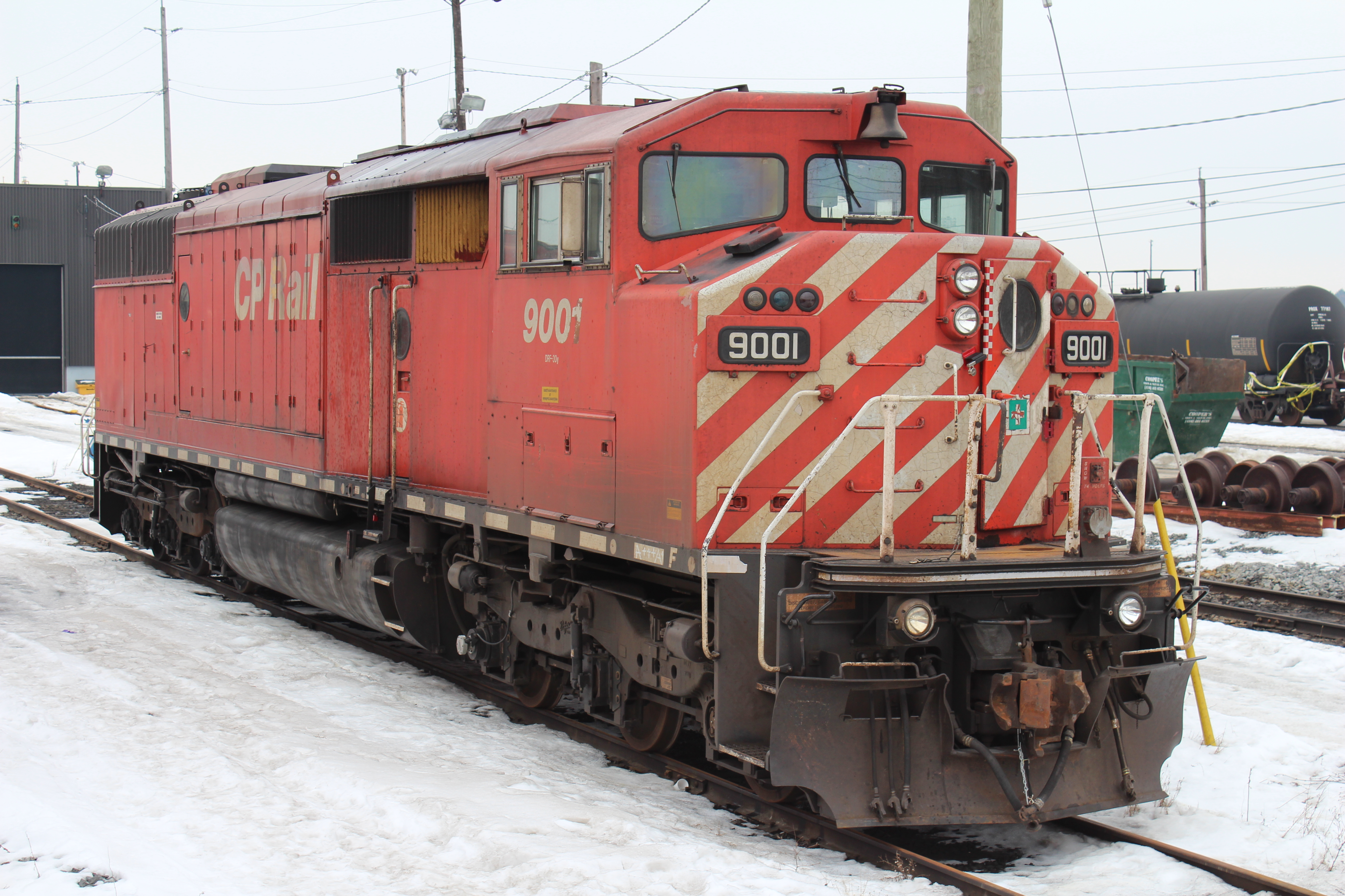 Railpictures.ca - Paul Santos Photo: Sitting in storage at the east end of Plant #2 red barn ...