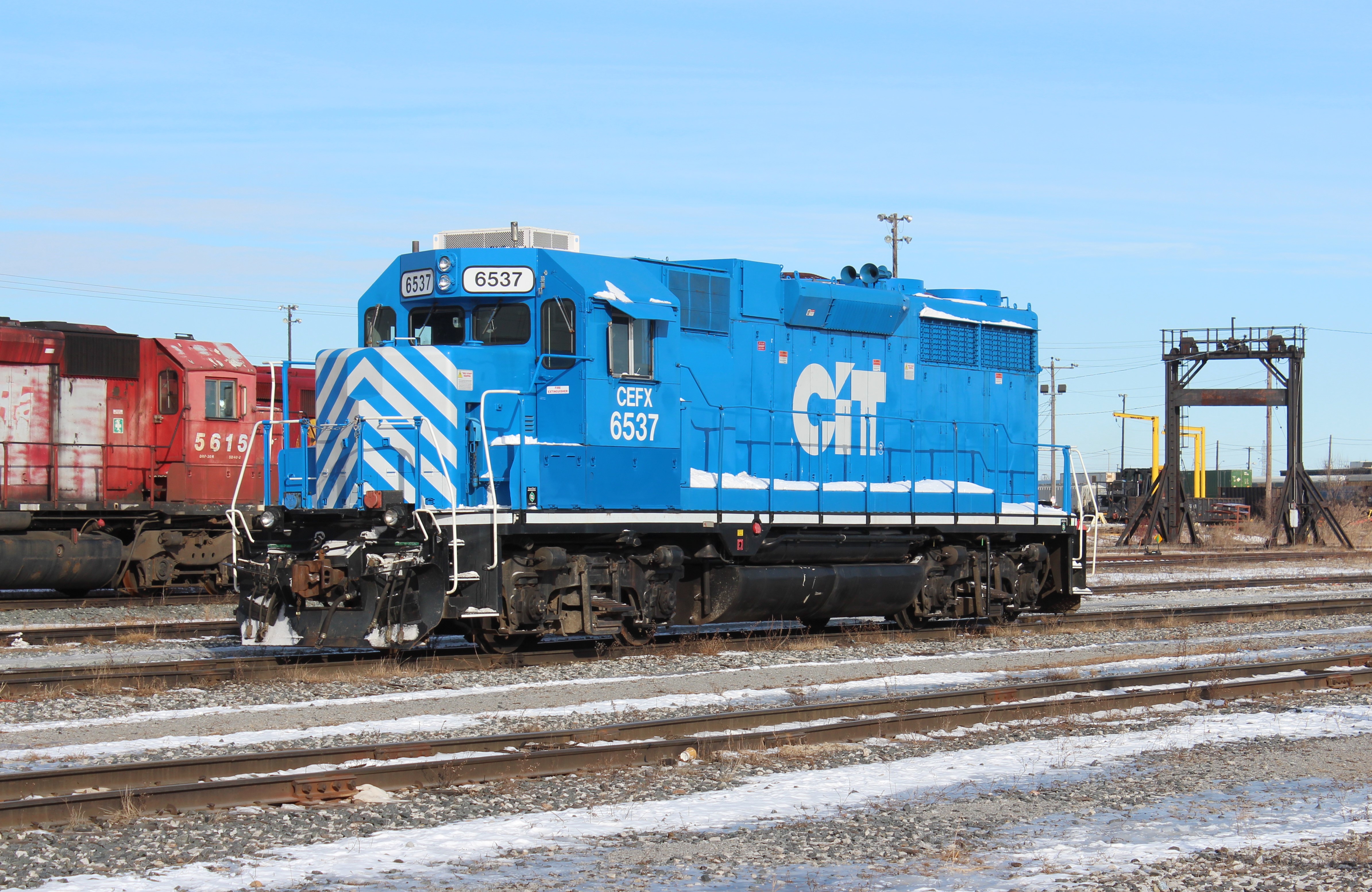Railpictures.ca - Paul Santos Photo: Originally built as Southern Pacific GP35 #7425 this unit ...