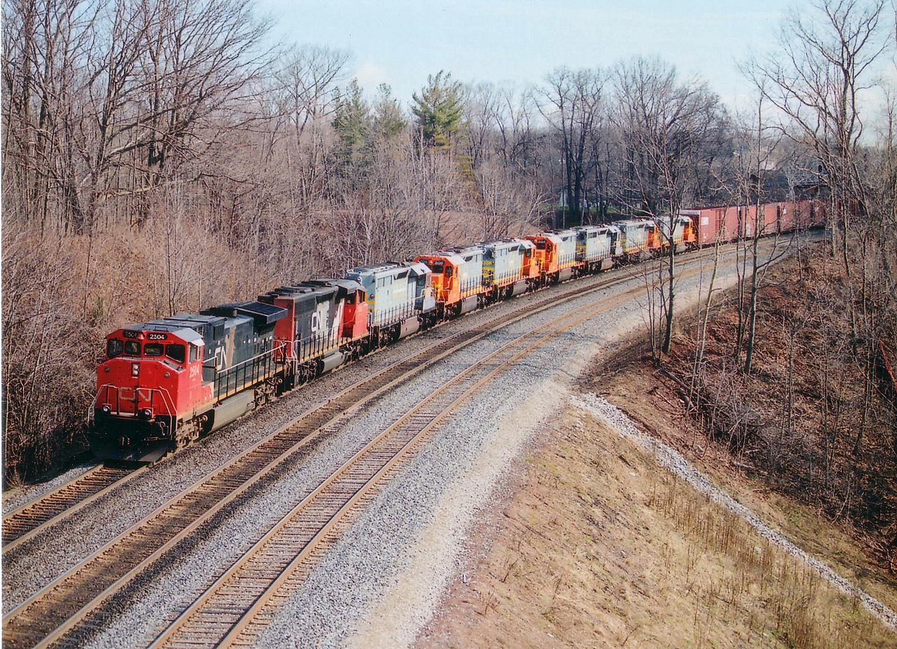 Railpictures.ca - A.W. Mooney Photo: It was a Saturday morning when a few former QNSL ...