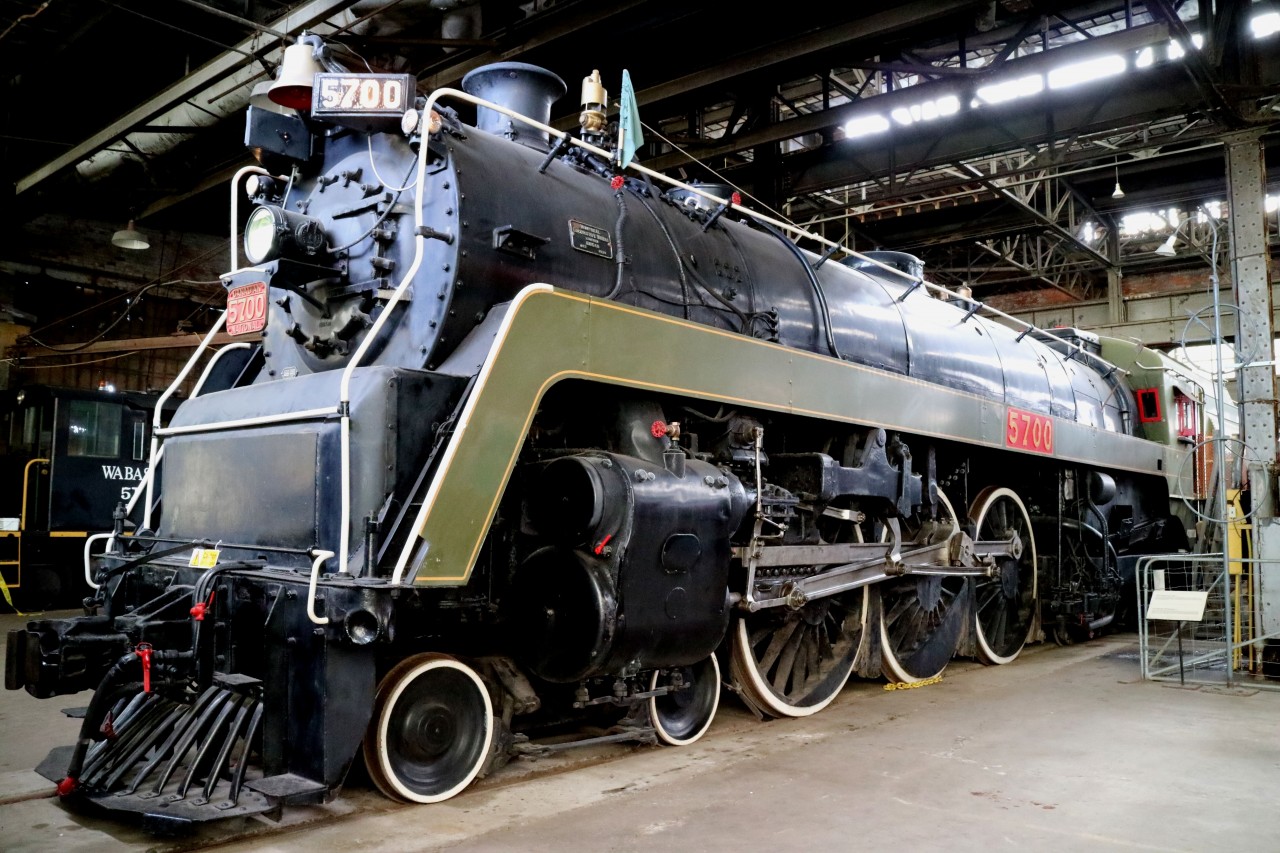 Railpictures.ca - Gord D Barker Photo: CN 5700 sits on display in the former Michigan Central ...