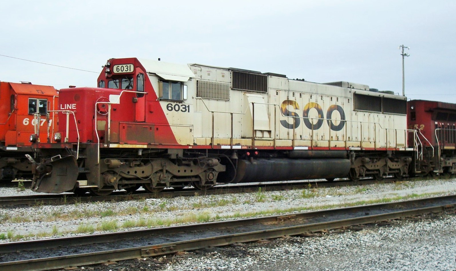 Railpictures.ca - Paul Santos Photo: Now living it’s life as CP 6231, this SD60 was one of the ...