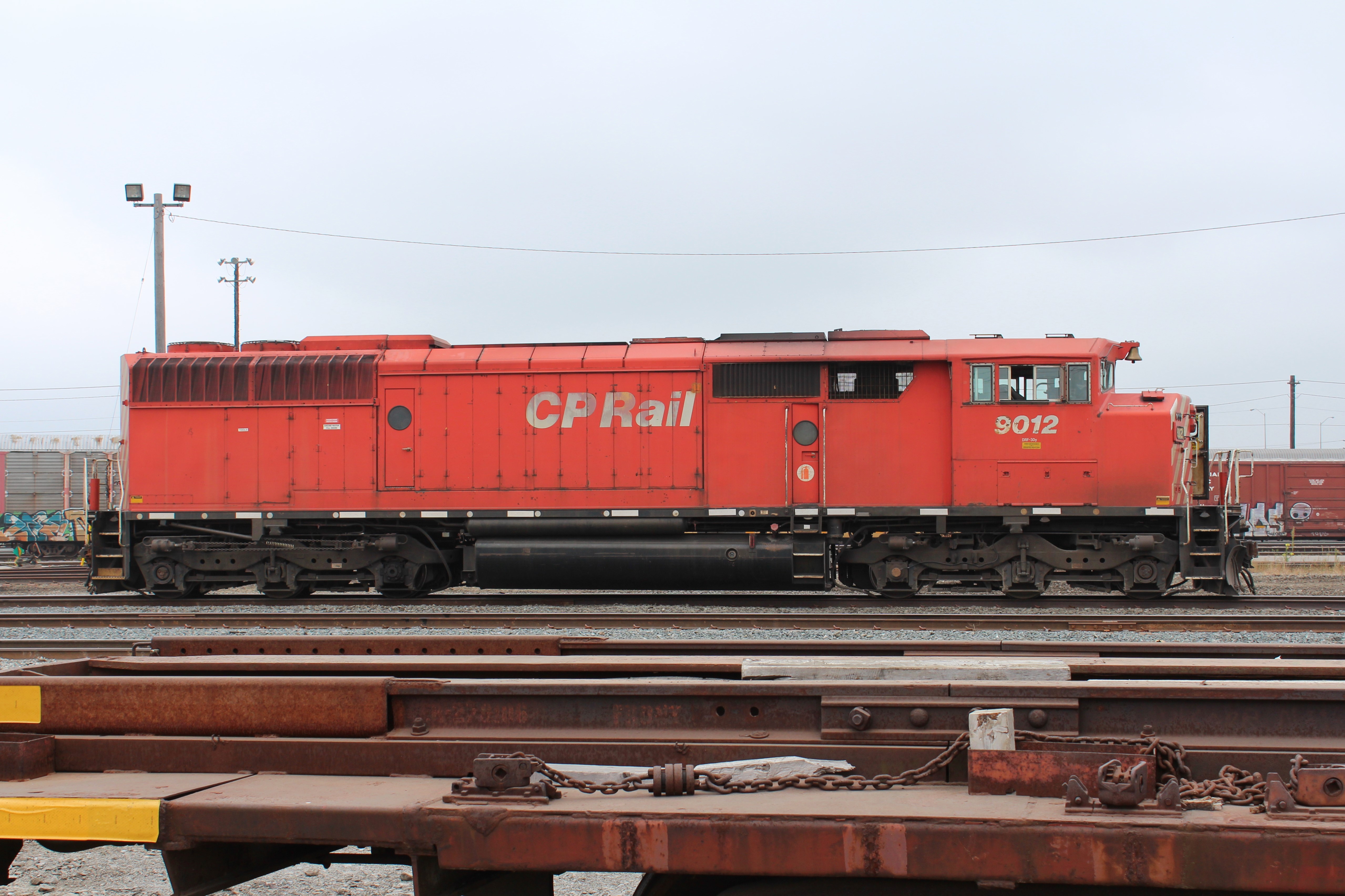 Railpictures.ca - Paul Santos Photo: Red barn built in 1988 sits at the east end of the shop ...