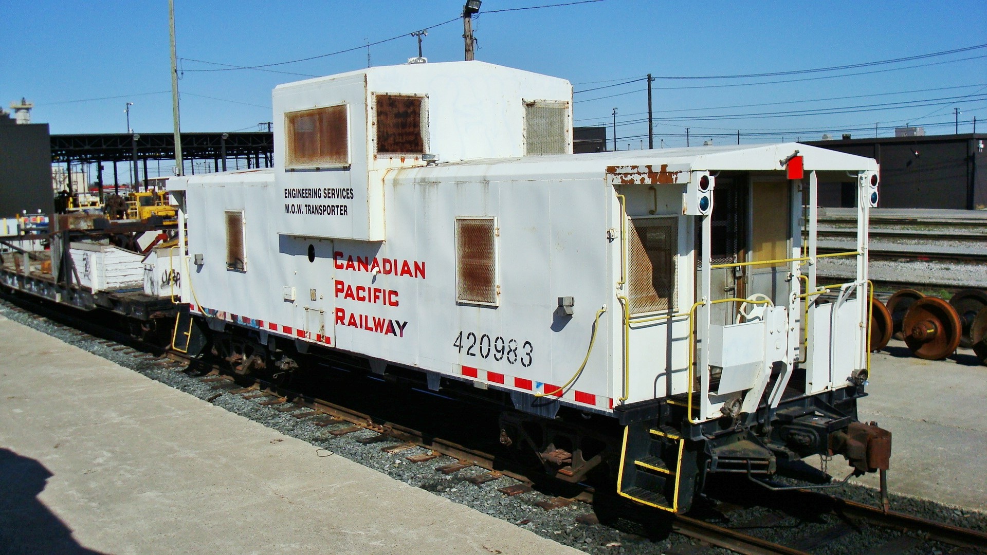 Railpictures.ca - Paul Santos Photo: Originally a yellow CP Rail Caboose #434621 it was ...