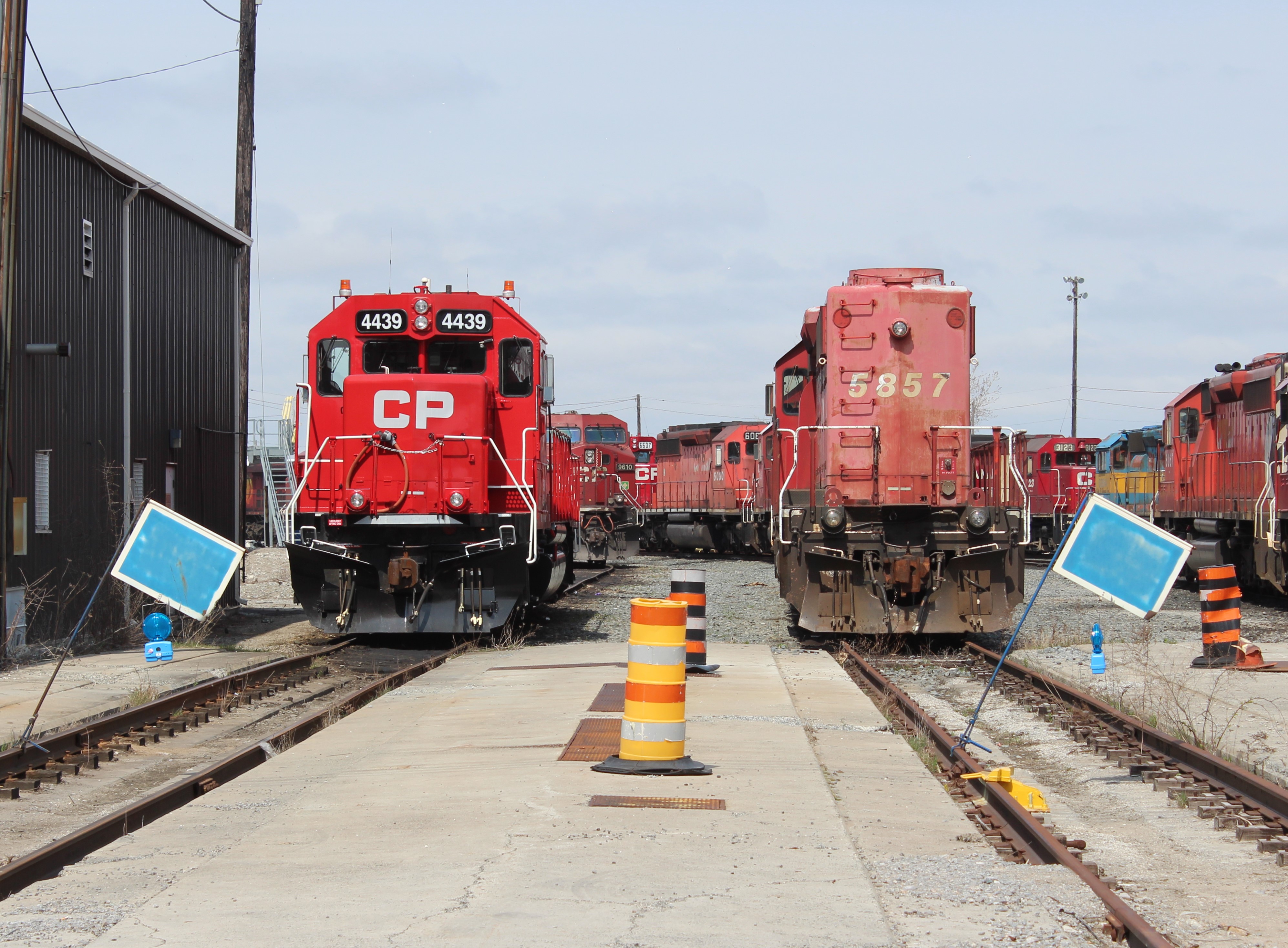 Railpictures.ca - Paul Santos Photo: One of Agincourt’s yard remote GP38-2 units on track 1 east ...