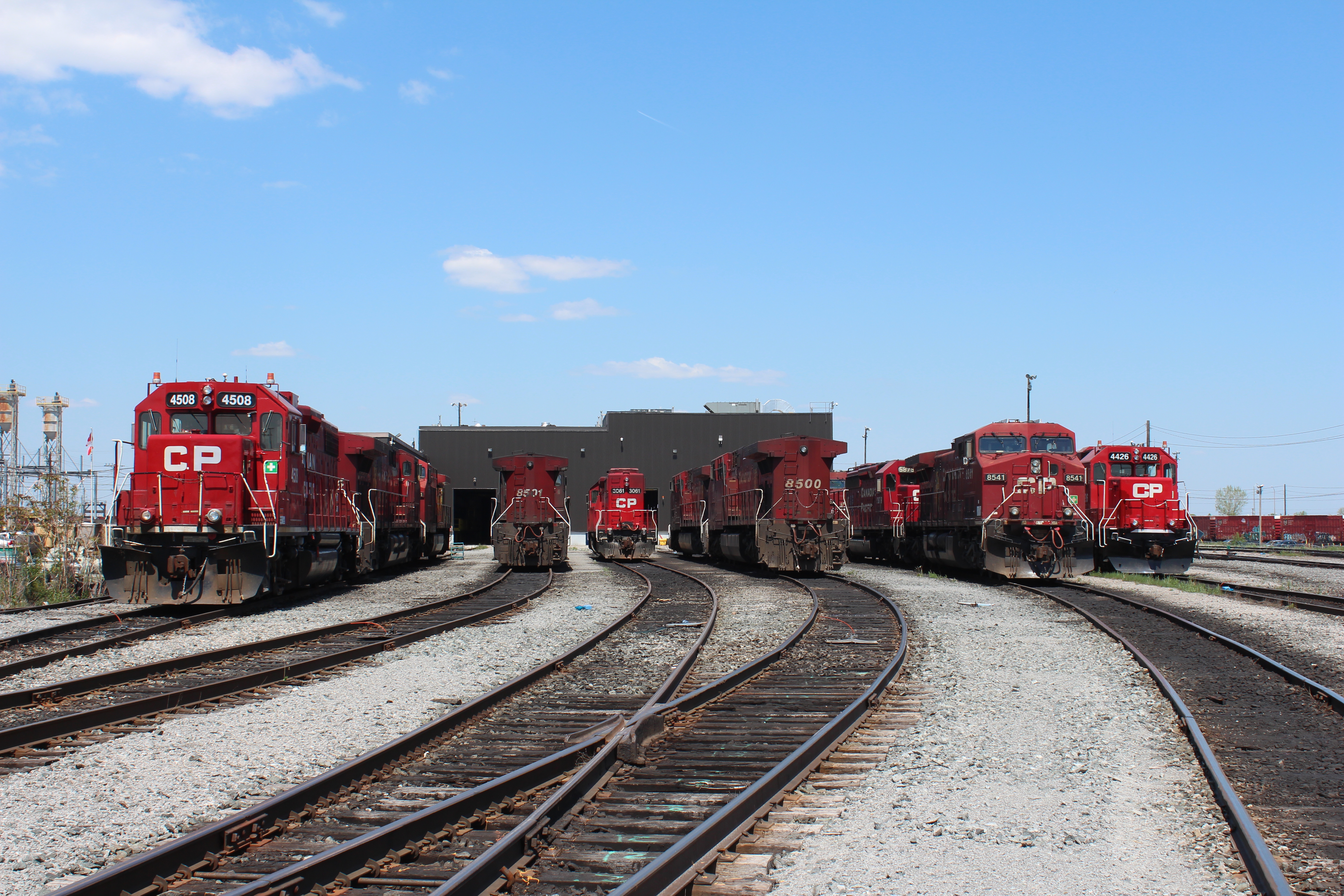 Railpictures.ca - Paul Santos Photo: Here are the locomotives that spent Victoria Day parked at ...