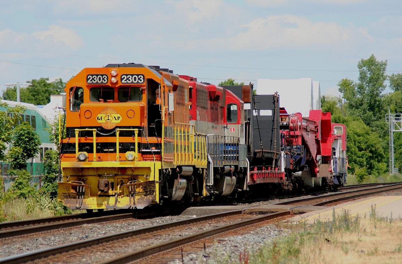 Railpictures.ca - Chris van der Heide Photo: Having arrived at Georgetown, GEXR 516 with a ...