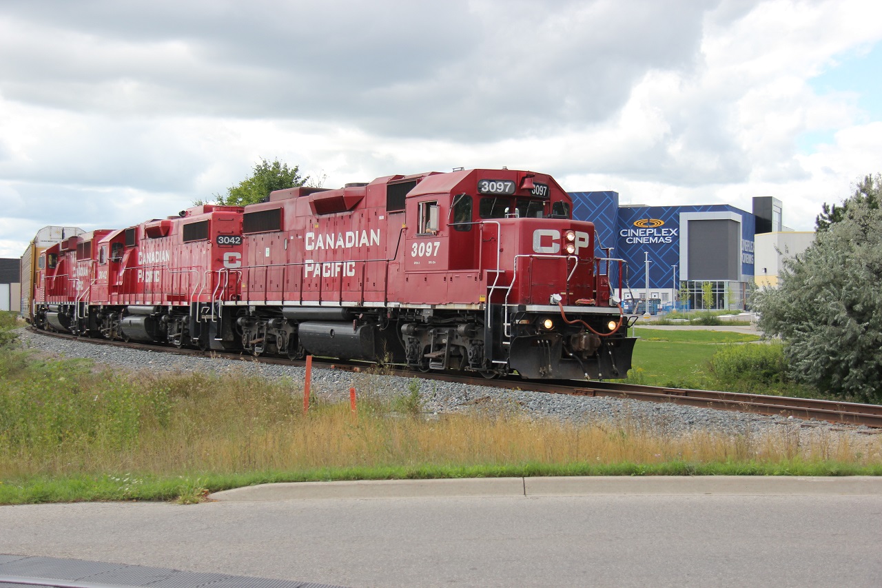 Railpictures.ca - Kevin Flood Photo: CP 3097 leads CP 3042, CP 2270 and 20-30 autoracks from the ...