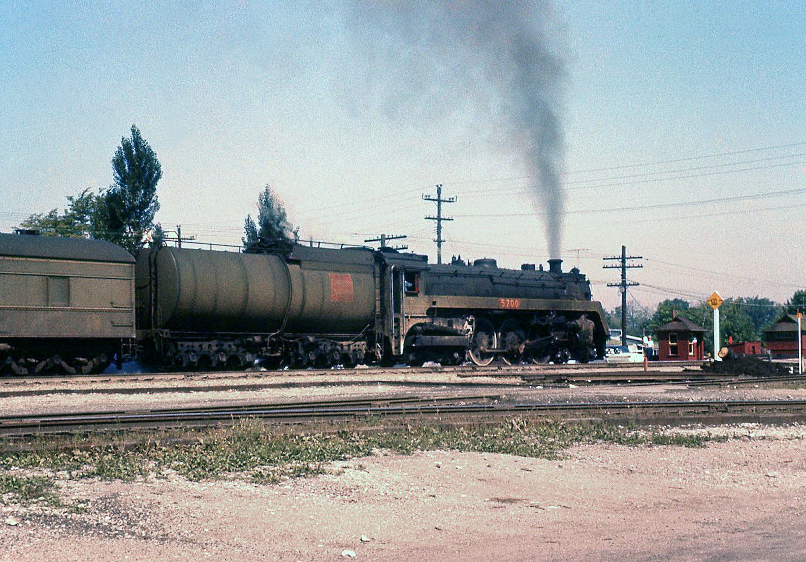 Railpictures.ca - Bill Thomson Photo: Canadian National 4-6-4 Hudson 5700 handles an eastbound ...