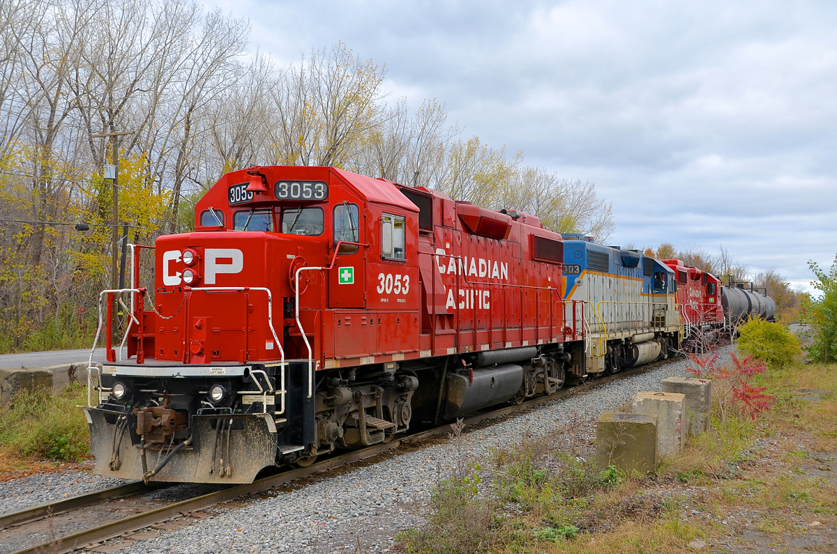 Railpictures.ca - Michael Berry Photo: A CP switcher is parked on the Seaway Spur on the South ...