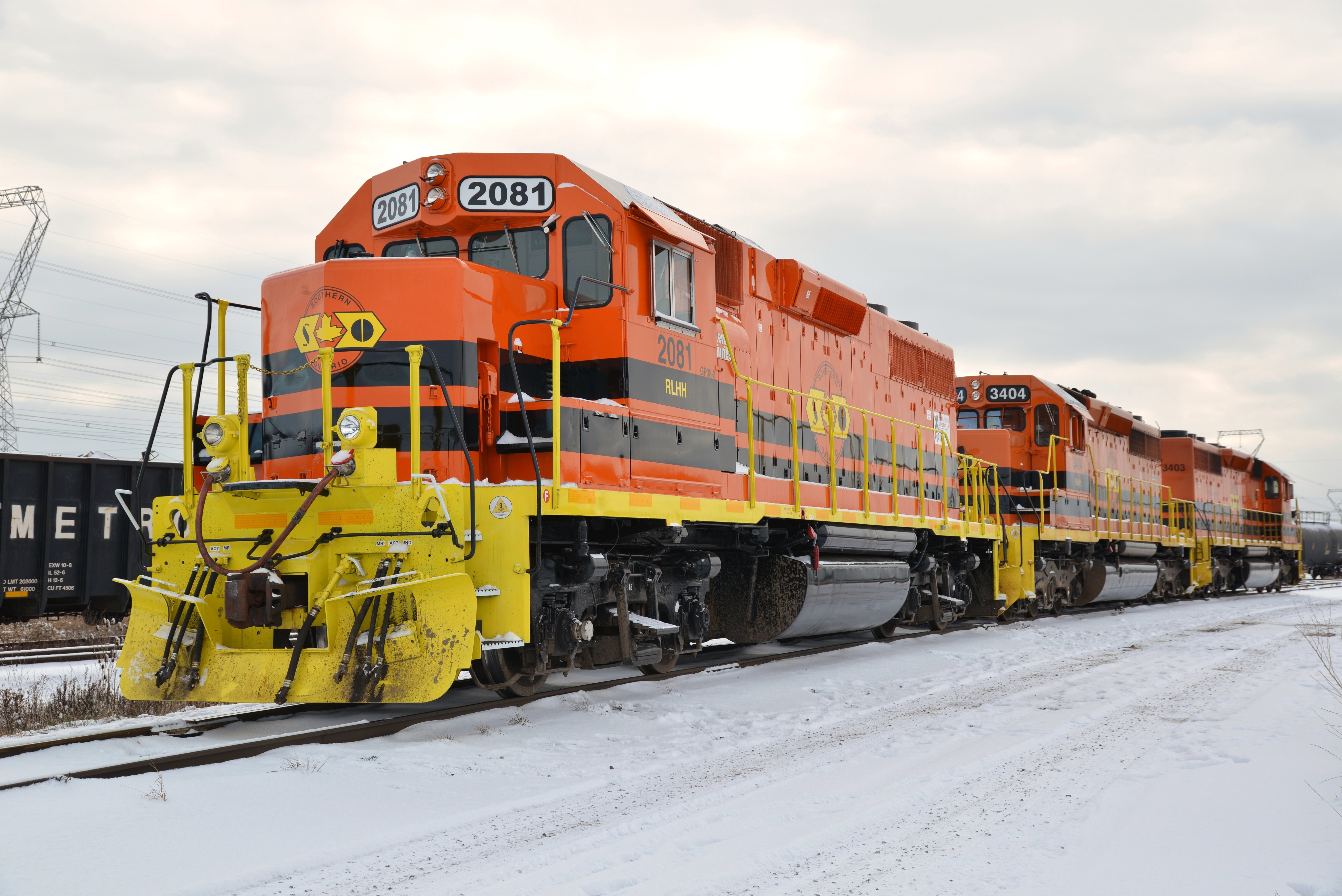 Railpictures.ca - Glenn Cherry Photo: Home for Christmas and anticipated return to familiar ...