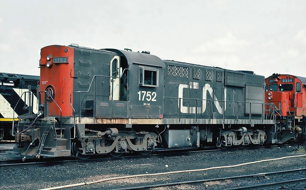 Railpictures.ca - Roger Lalonde Photo: CN MLW RSC-14 No. 1752 at CN Moncton Gordon yard ...