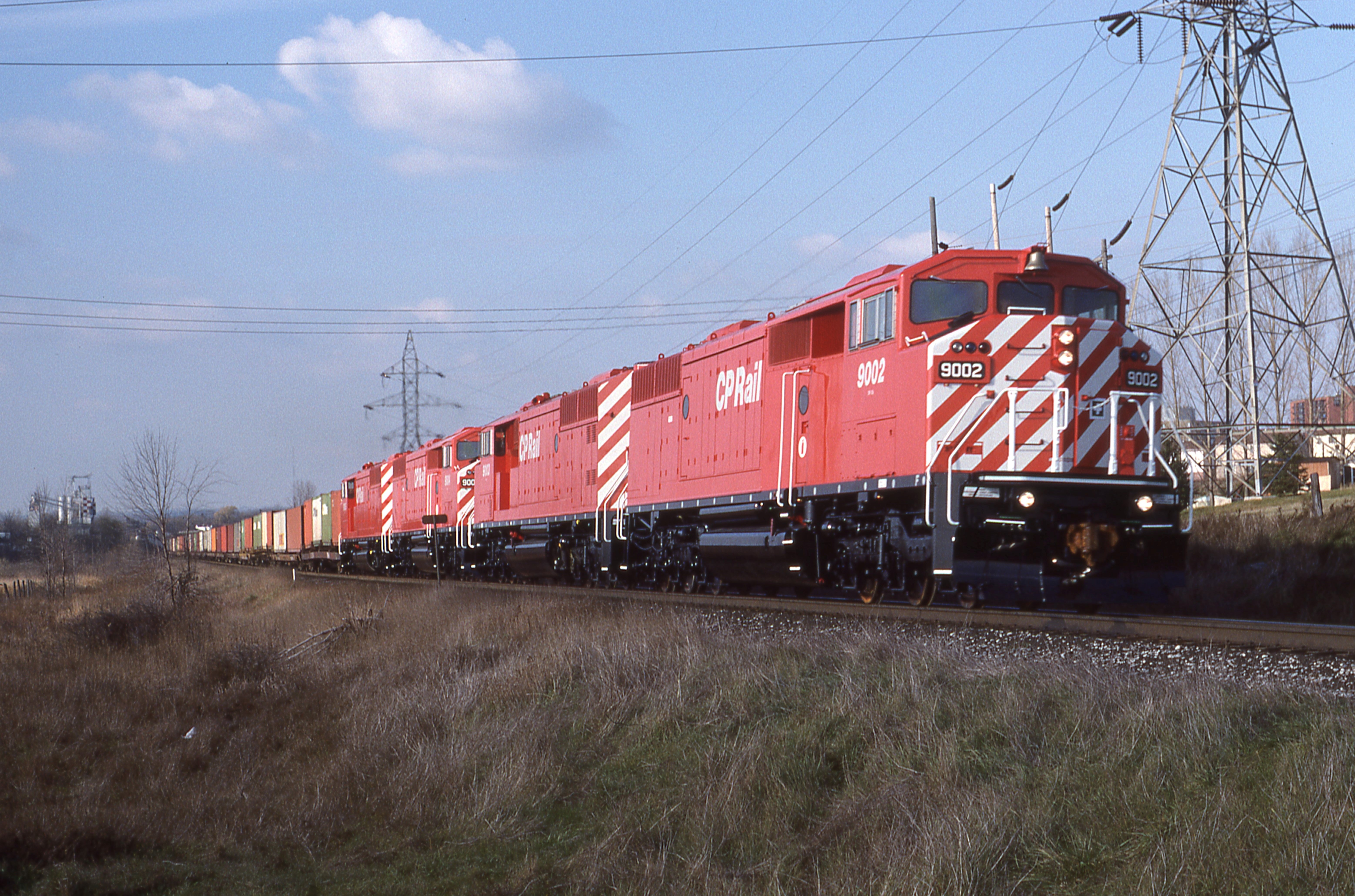 Railpictures.ca - David J Parker Photo: Four brand new CP SD40-2F “Red Barns” 9002-9003-9004 ...