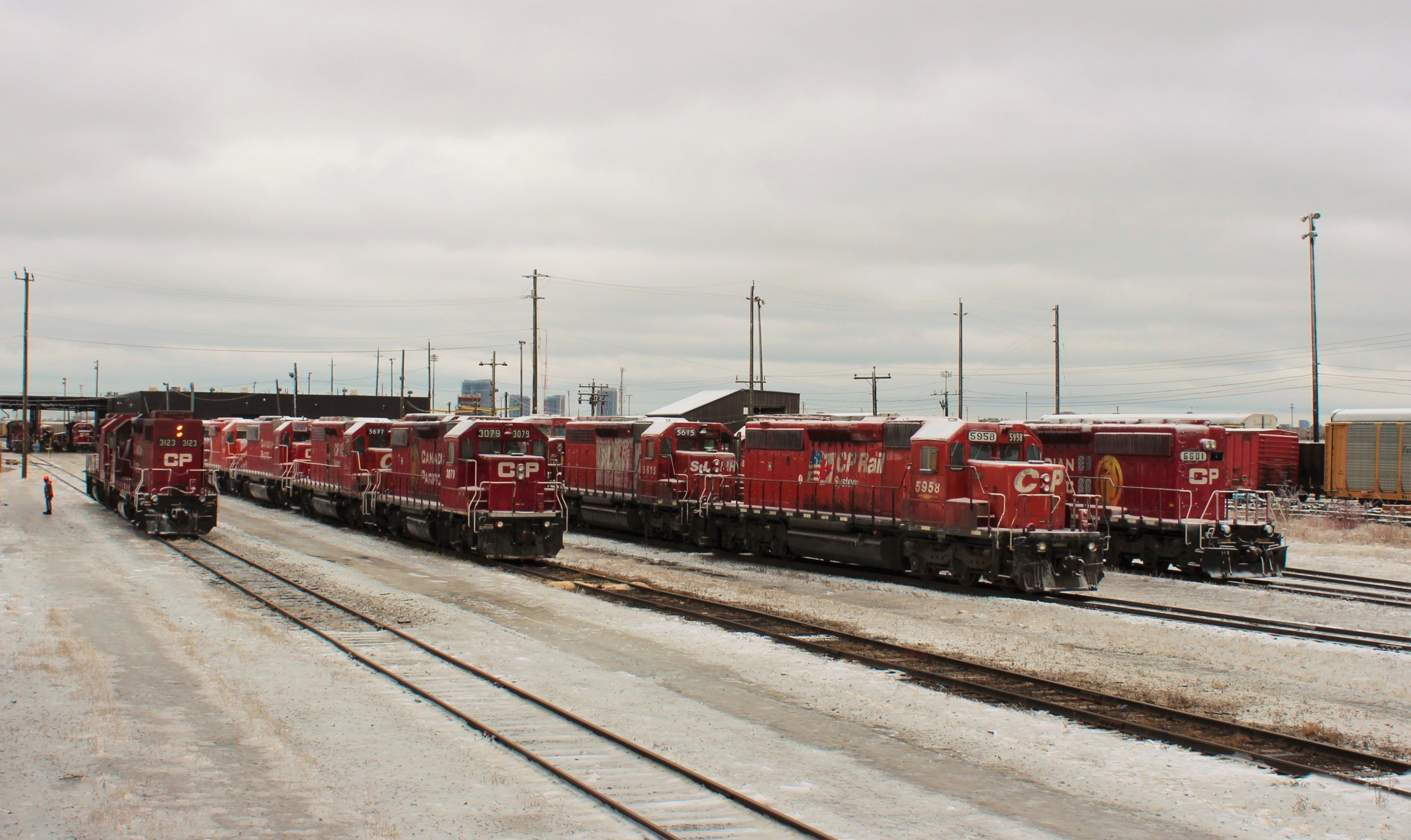 Railpictures.ca - Paul Santos Photo: East end motive power storage at Agincourt. All of the ...