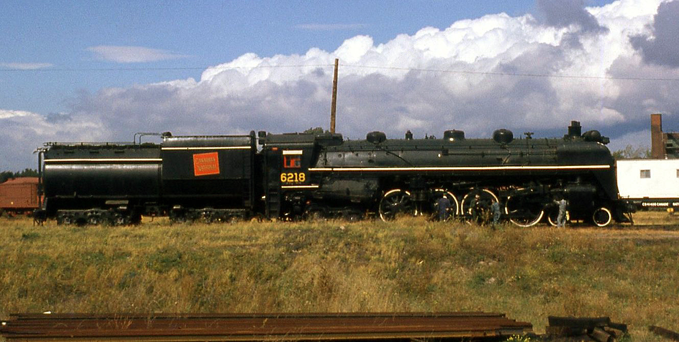 Railpictures.ca - Bill Thomson Photo: CNR 4-8-4- Northern 6218 is pictured in Fort Erie on ...