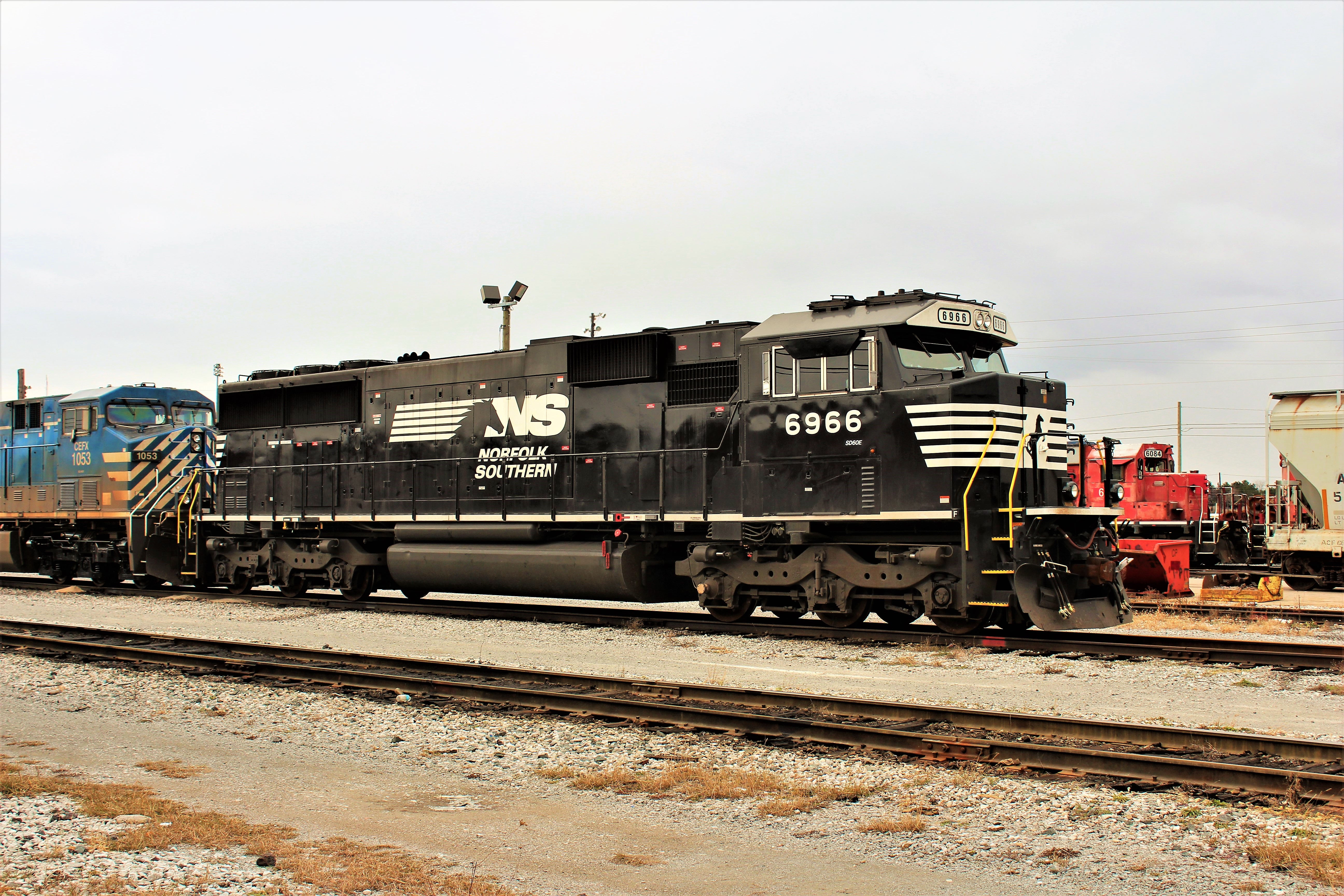 Railpictures.ca - Paul Santos Photo: Rebuilt from Norfolk Southern SD60 6646 is NS 6966 a unique ...