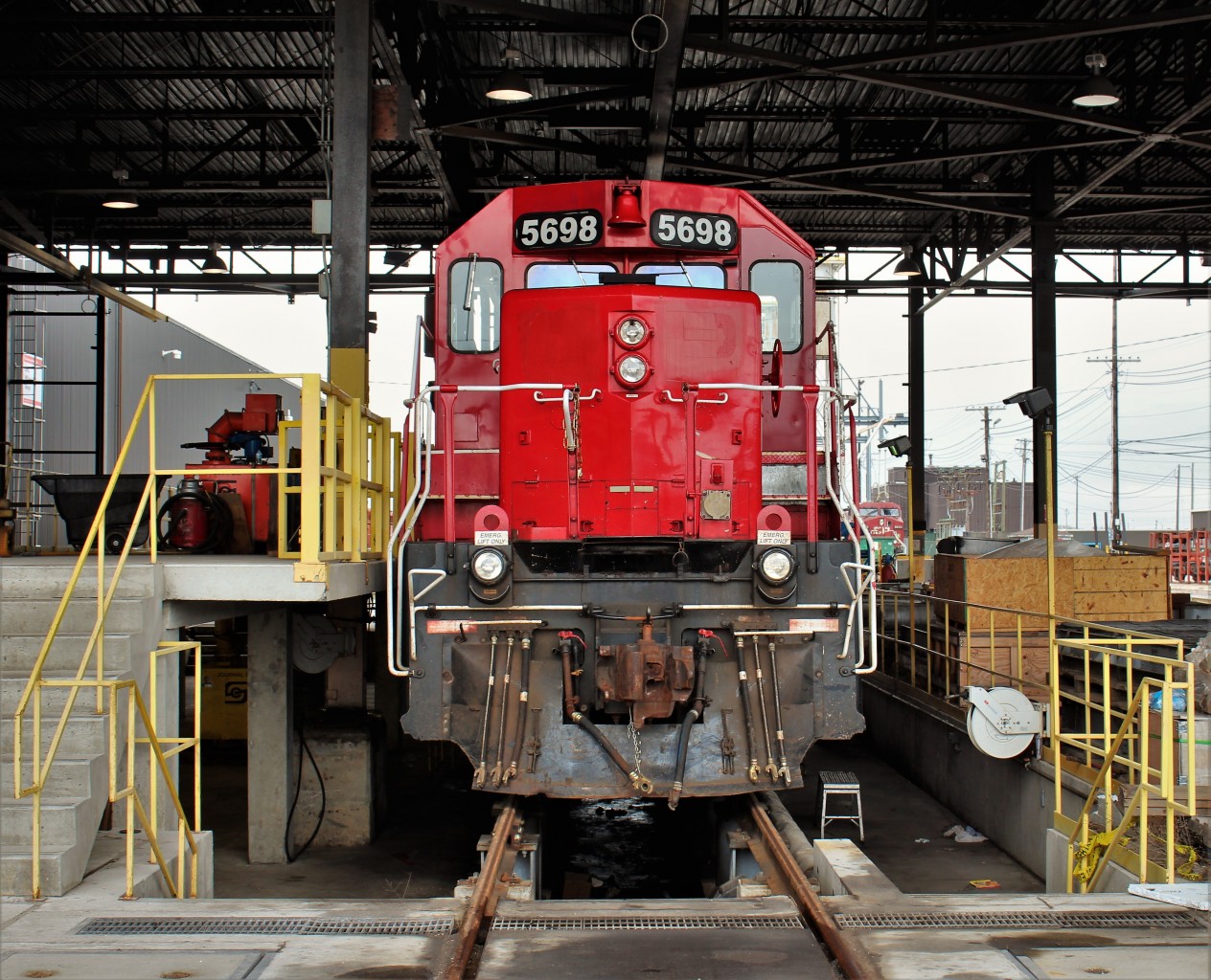 Railpictures.ca - Paul Santos Photo: Ex CP SD40-2 hasn’t left Agincourt yet and was moved to the ...