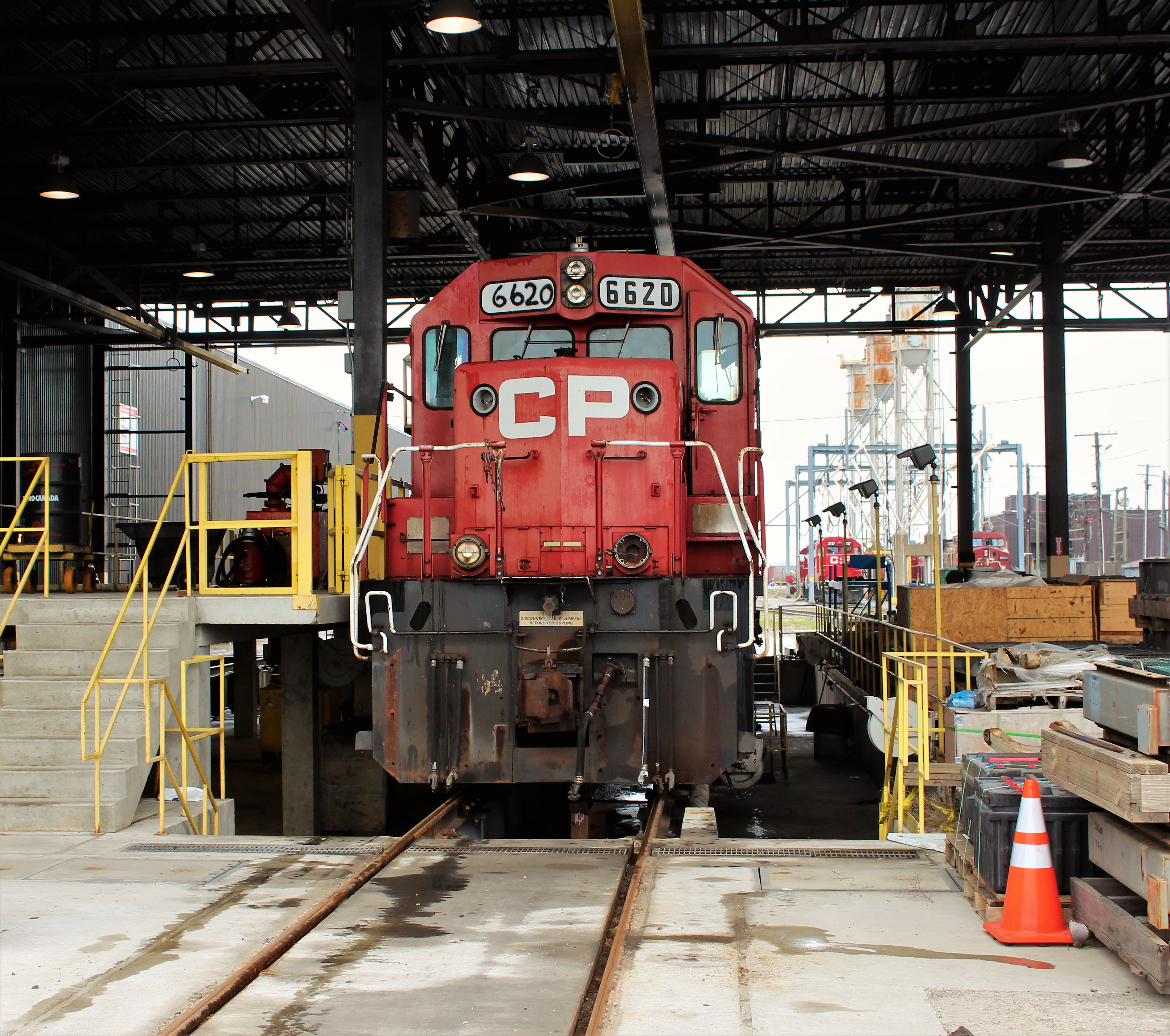 Railpictures.ca - Paul Santos Photo: After sitting in storage for almost 5 years since it worked ...