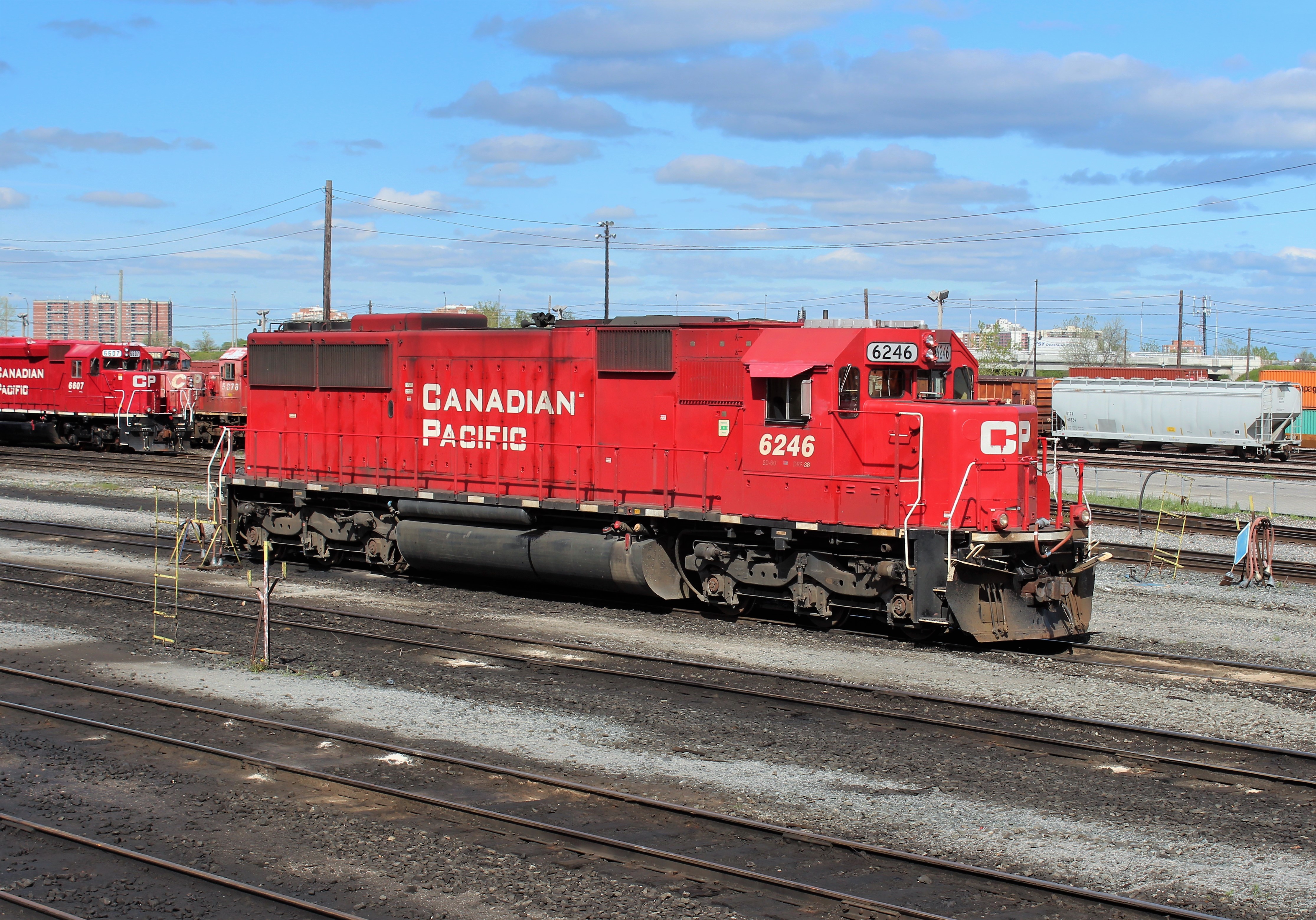 Railpictures.ca - Paul Santos Photo: Fresh from it’s 6 month inspection, St.Paul based SD60 CP ...