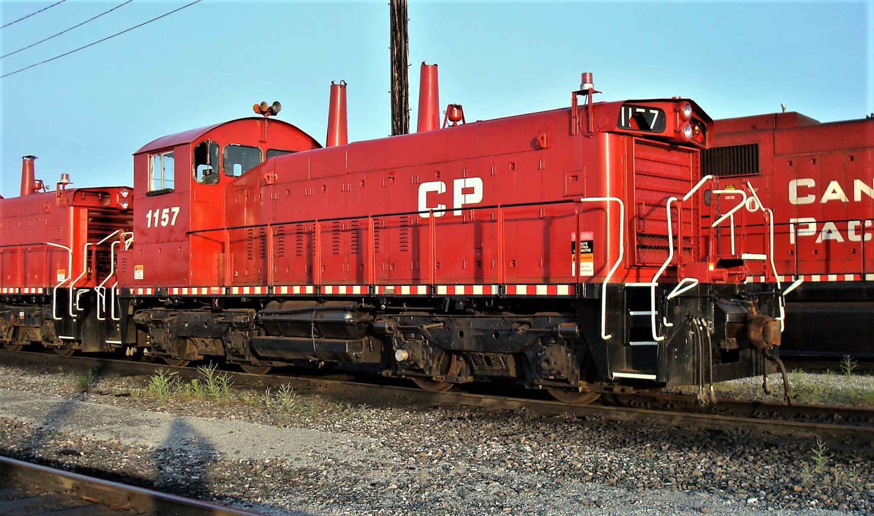 Railpictures.ca - Paul Santos Photo: Formerly CP 8156 this SW1200RS was converted to a yard ...