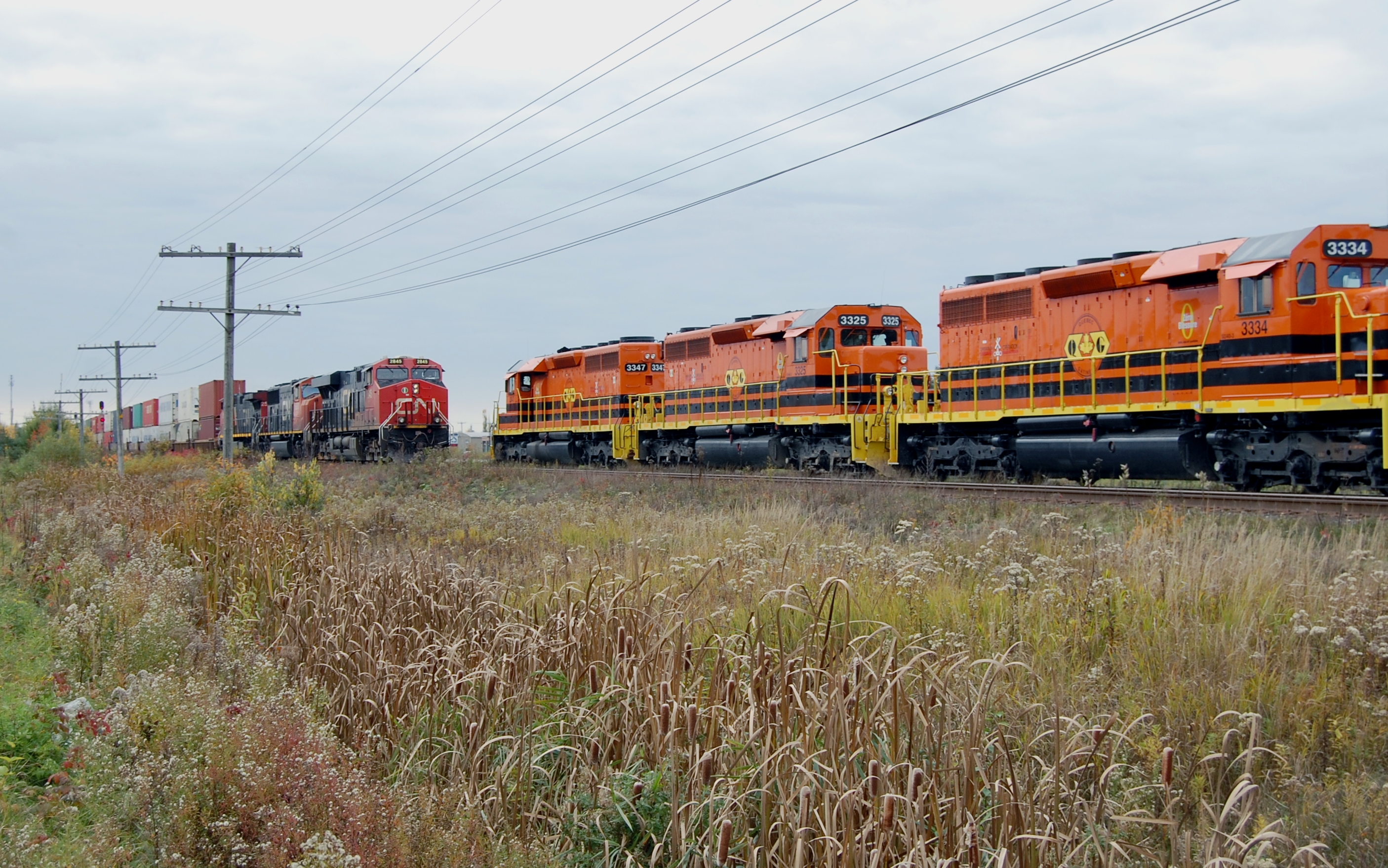 Railpictures.ca - Alexandre Boucher Photo: Here is a CN 901 (QGRY Detour train) due to a wreck ...