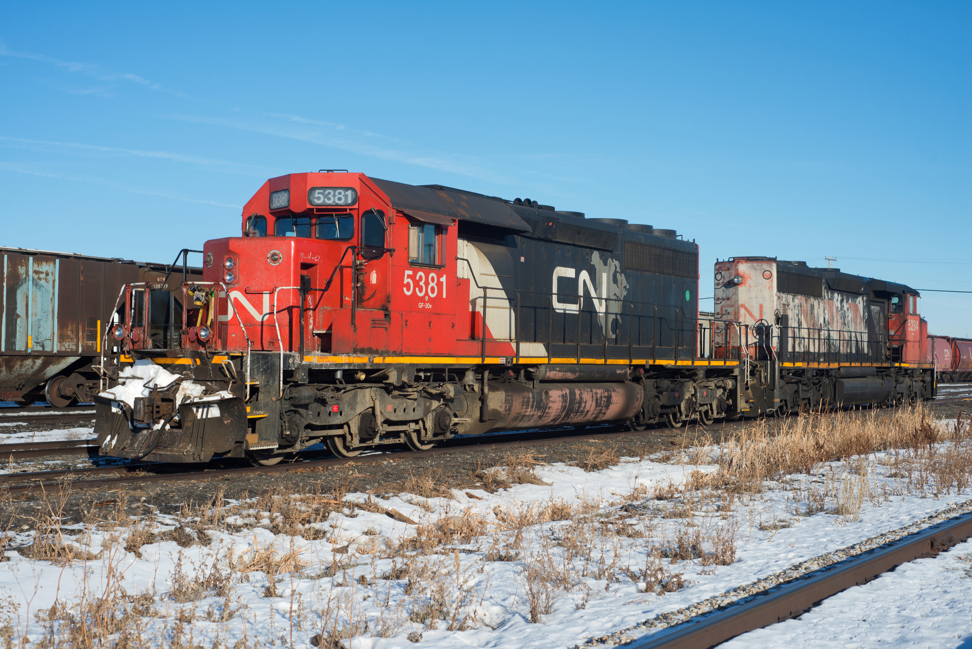 Railpictures.ca - Matt Watson Photo: At the end of 2017 it’s strangely refreshing to see (and ...