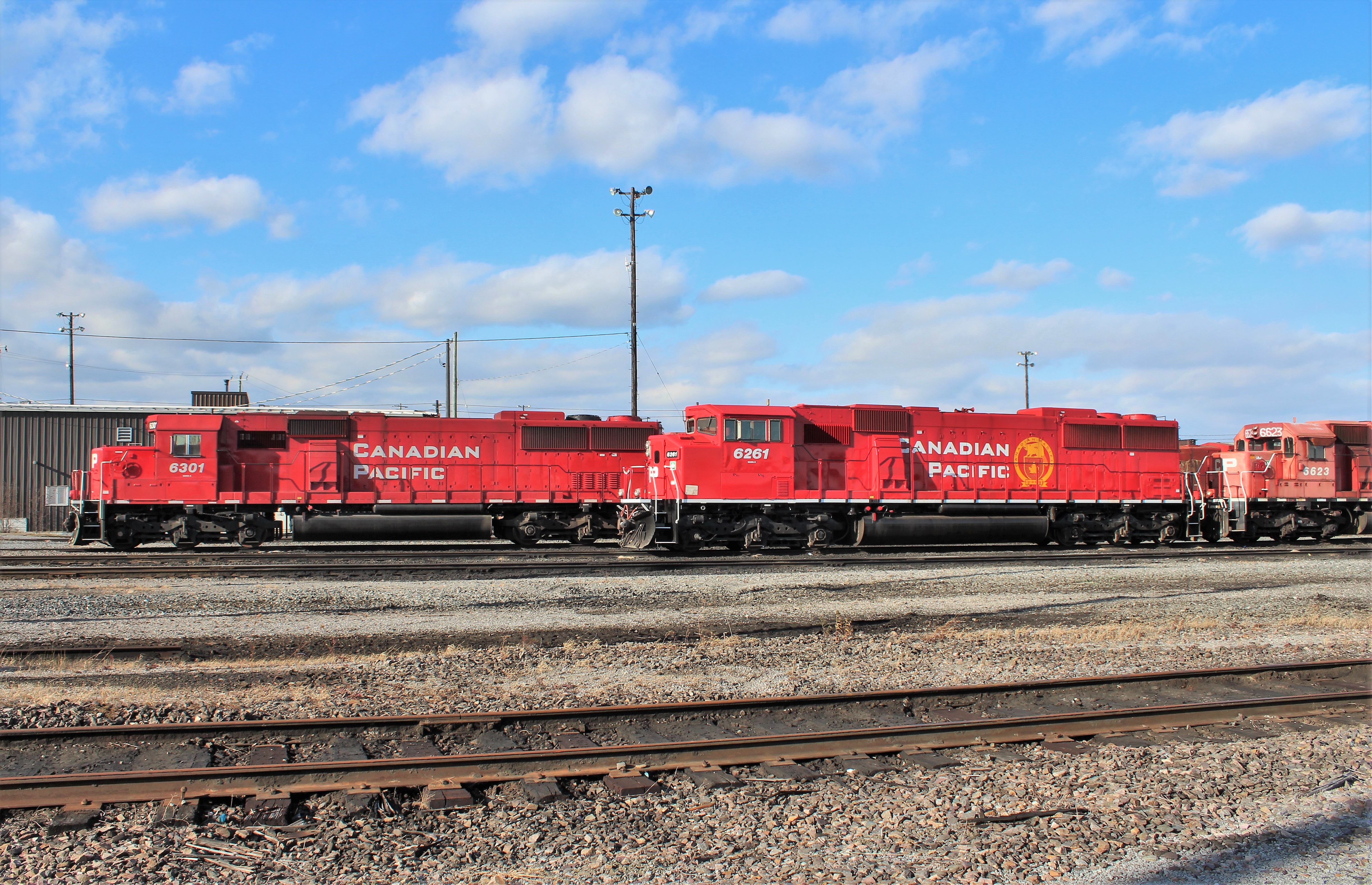 Railpictures.ca - Paul Santos Photo: Ex SOO SD60 #6037 is now rebuilt as CP 6301 and poses ...