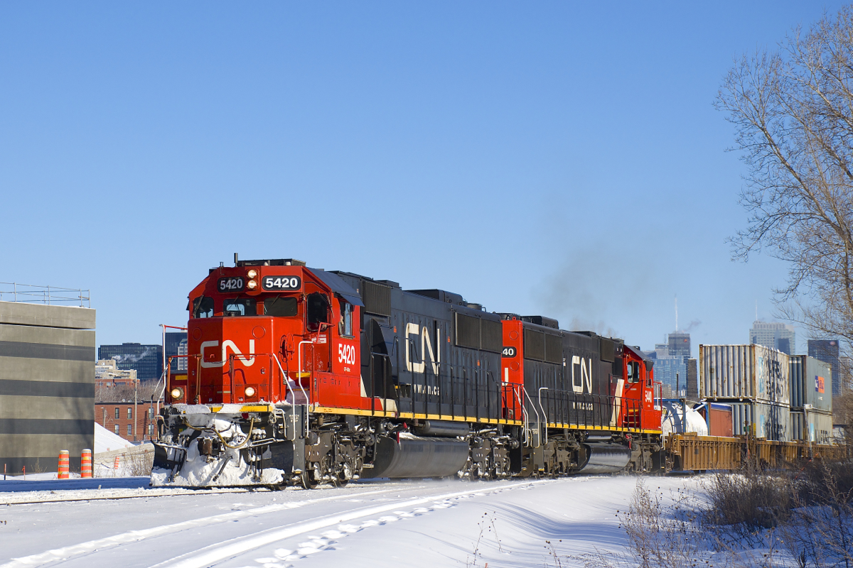 Railpictures.ca - Michael Berry Photo: On the last day of the year CN 149 has a pair of SD60′s ...