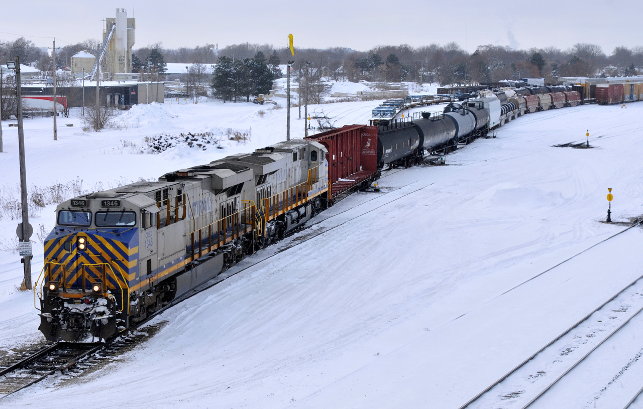Railpictures.ca - James Gardiner Photo: CN L50931 31 yarding the last of their 80 cars with CREX ...