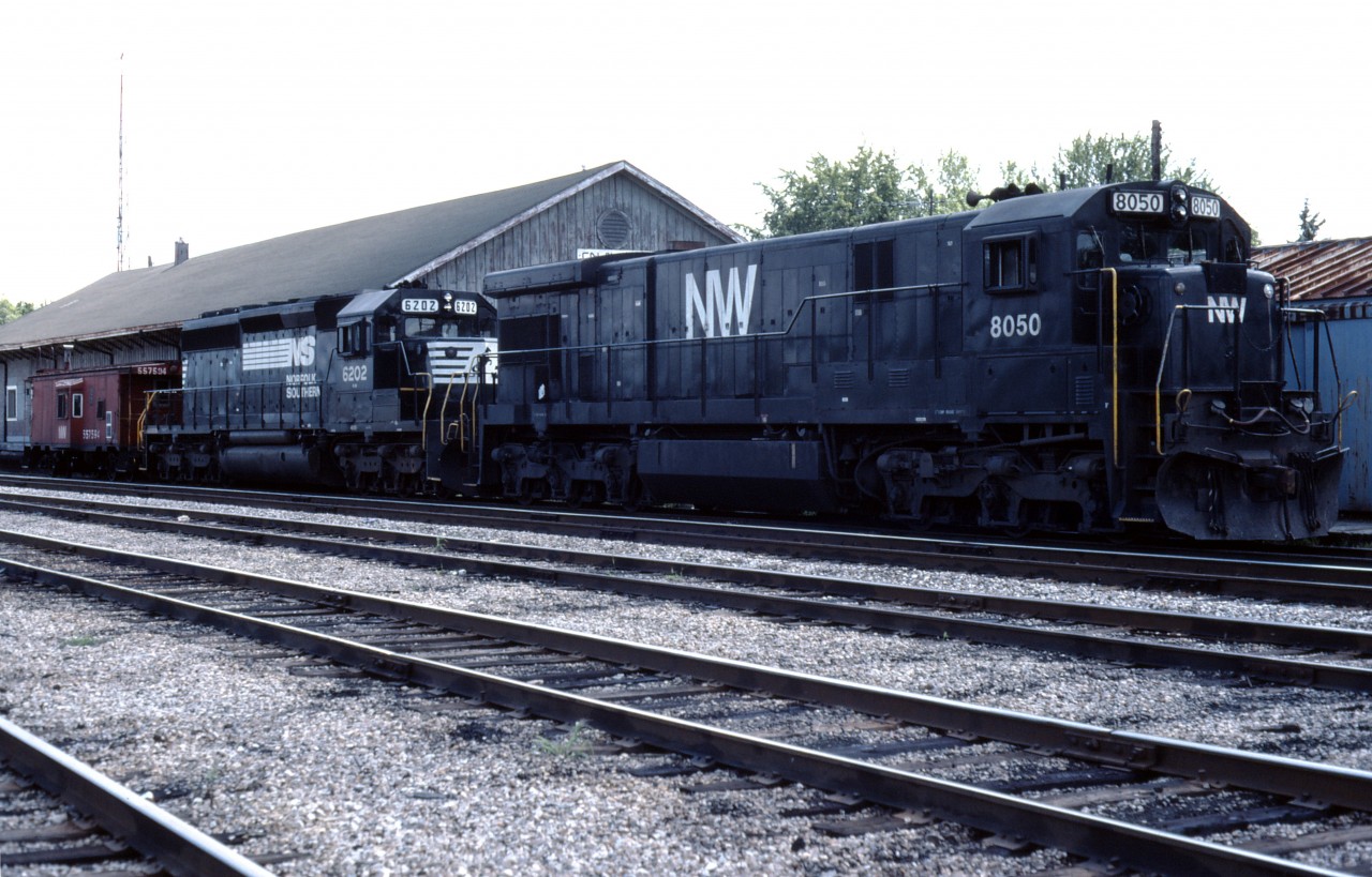 Railpictures.ca - Doug Page Photo: Here we see a set of Norfolk Southern units (a C30-7, still ...