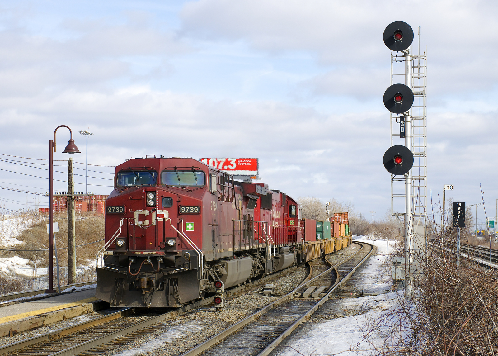 Railpictures.ca - Michael Berry Photo: CP 143 with CP 9739 and CP 6252 is backing away from ...