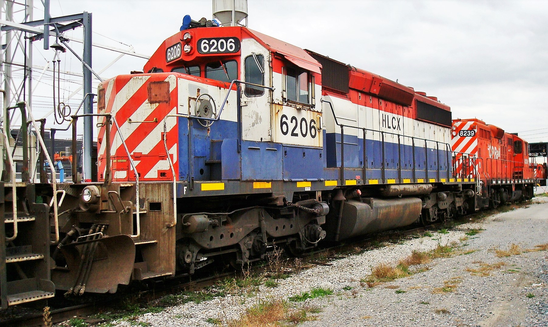 Railpictures.ca - Paul Santos Photo: Ex BC Rail SD40-2 was still proudly wearing it’s red white ...