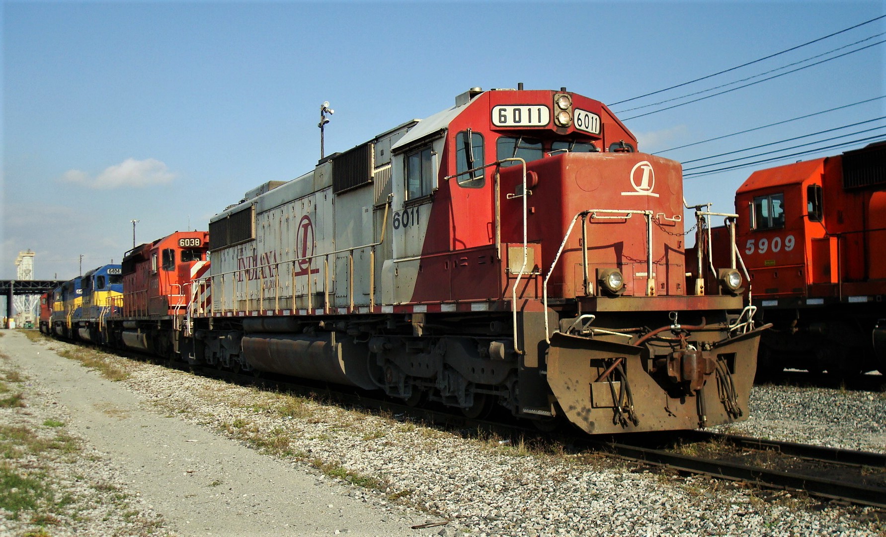 Railpictures.ca - Paul Santos Photo: Ex SOO LINE SD60 now property of the Indiana Railroad ...