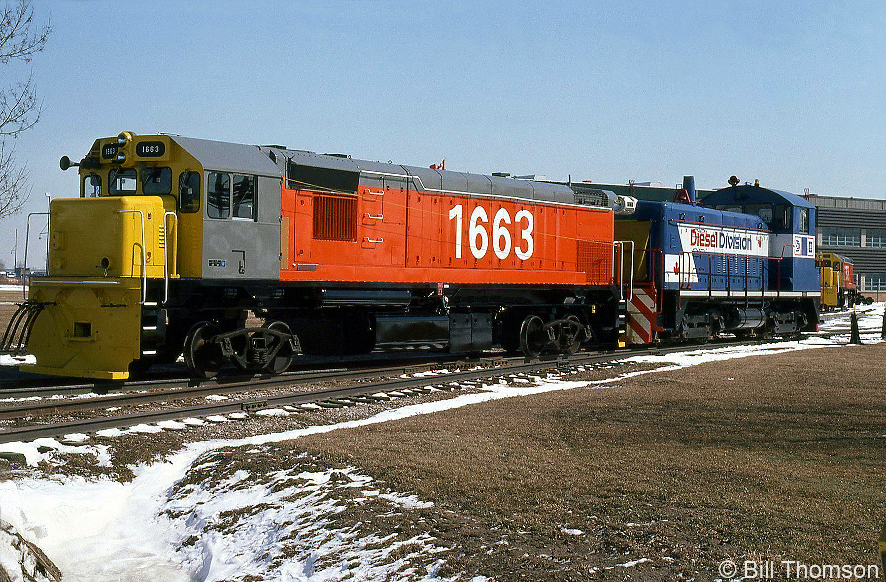 Railpictures.ca - Bill Thomson Photo: Brand new New Zealand “DF” class export locomotive DF 1663 ...